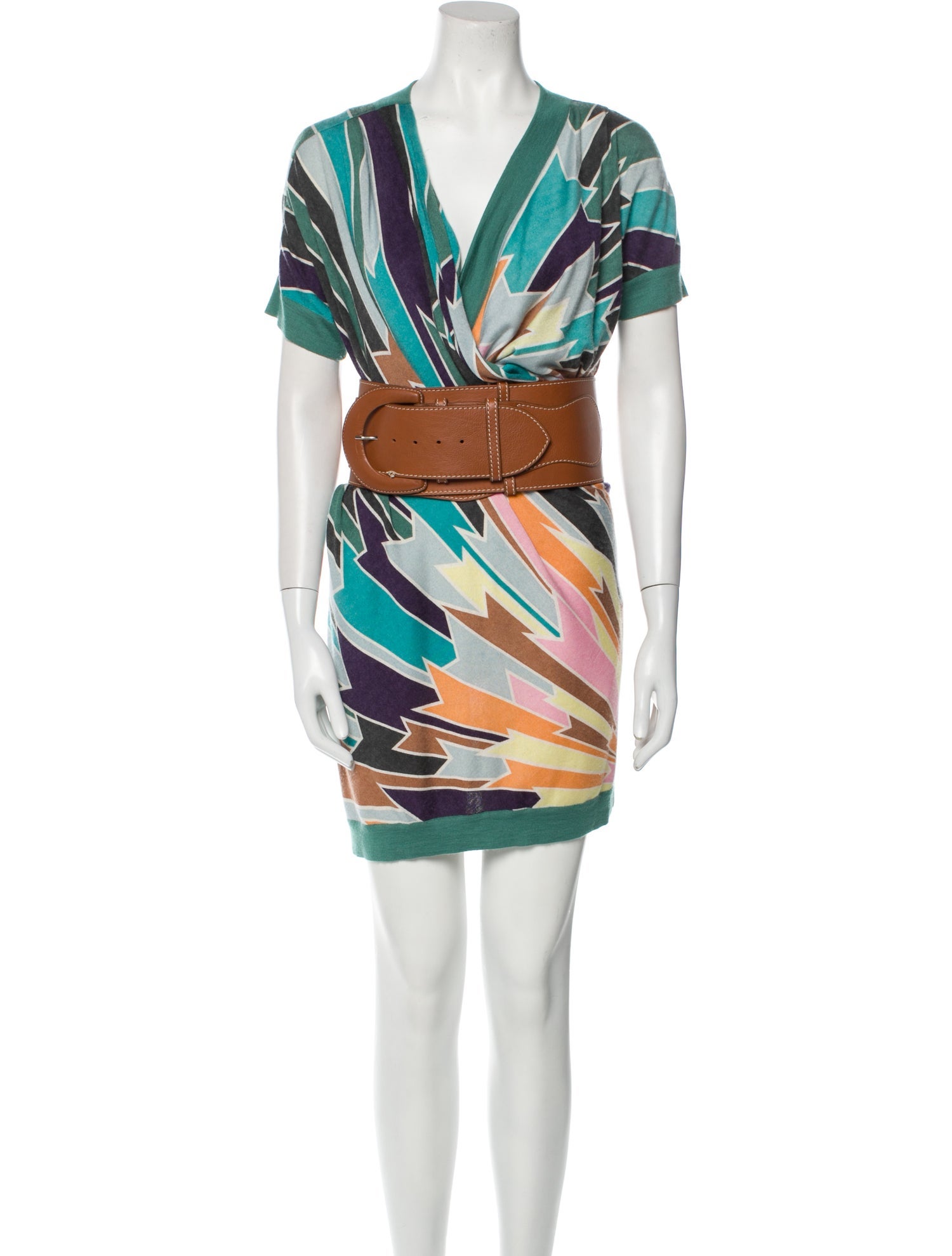 Missoni Cashmere Mini Dress - Green Dresses, Clothing - MIS155041 | The ...
