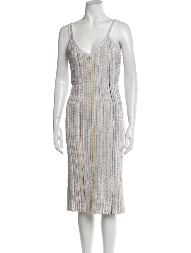 Christian Dior Linen Long Dress - White Dresses, Clothing - CHR465222 ...