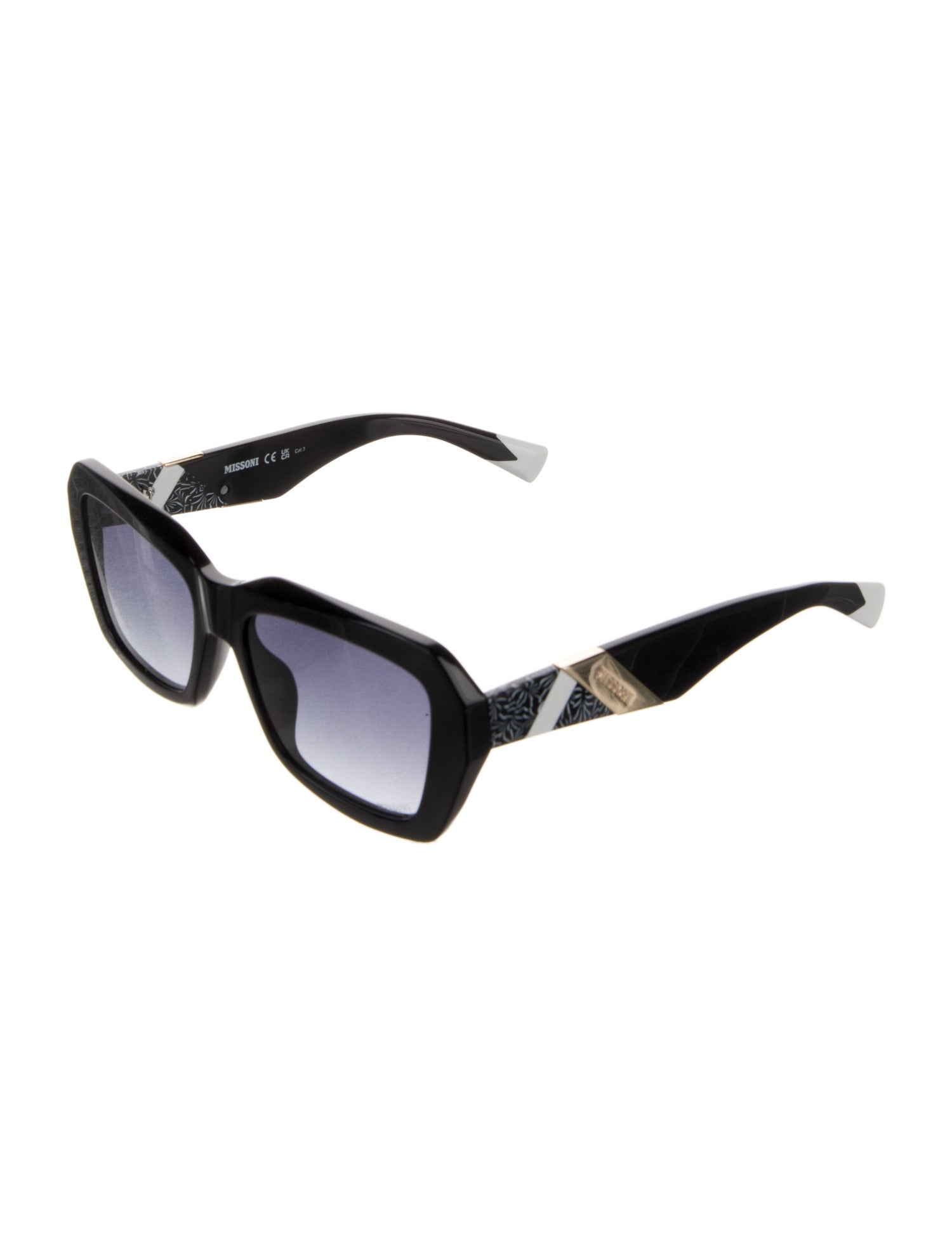 Prada Square Gradient Sunglasses - Black Sunglasses, Accessories ...