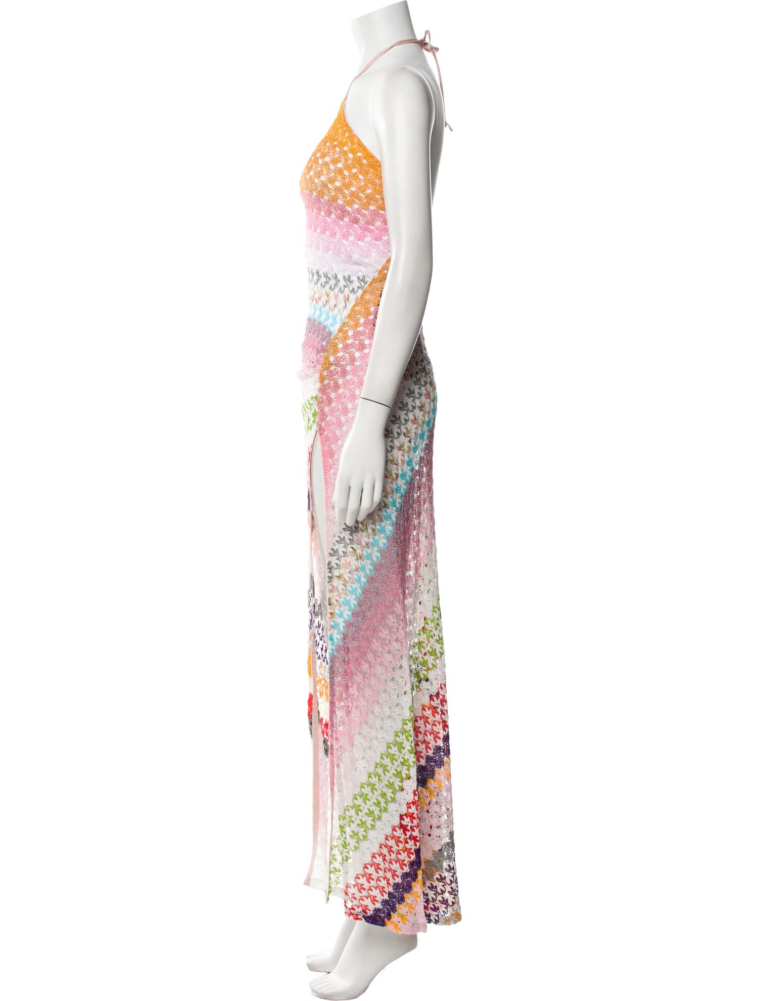Missoni Printed Long Dress w/ Tags - Metallic Dresses, Clothing ...