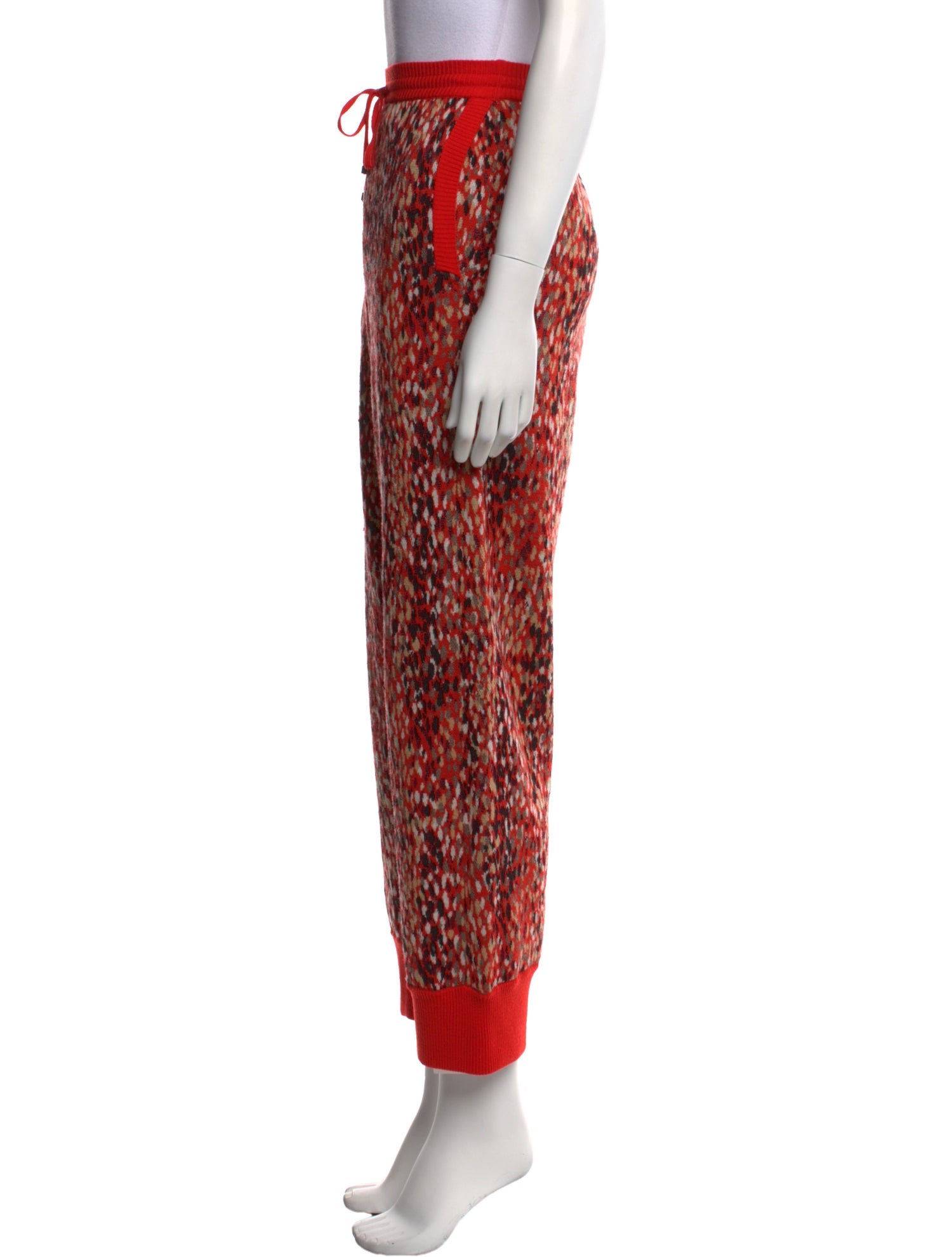 Mulberry Colorblock Pattern Wide Leg Pants w/ Tags - Black, 12" Rise ...
