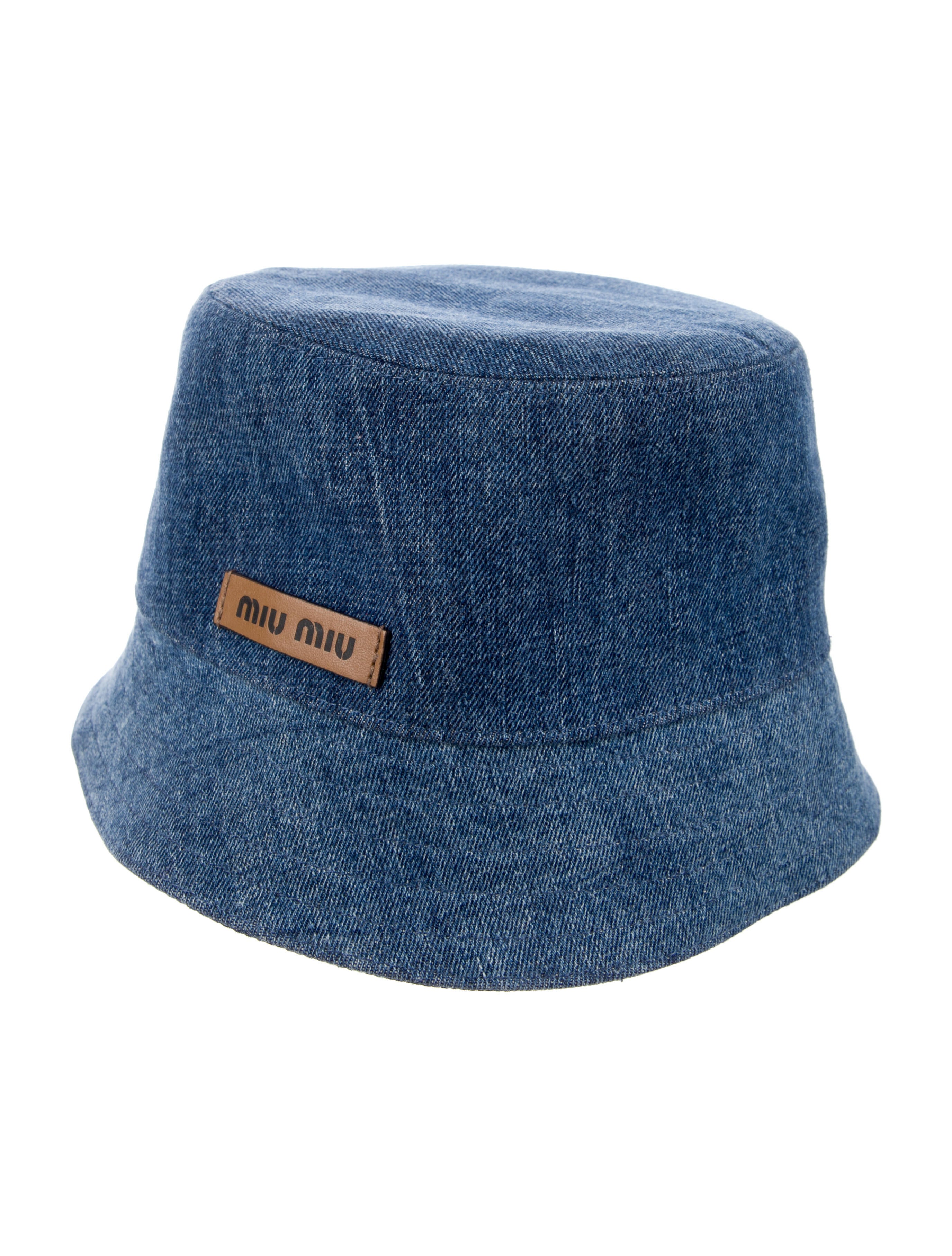 Miu Miu Denim Bucket Hat - Blue Hats, Accessories - MIU154284 | The ...