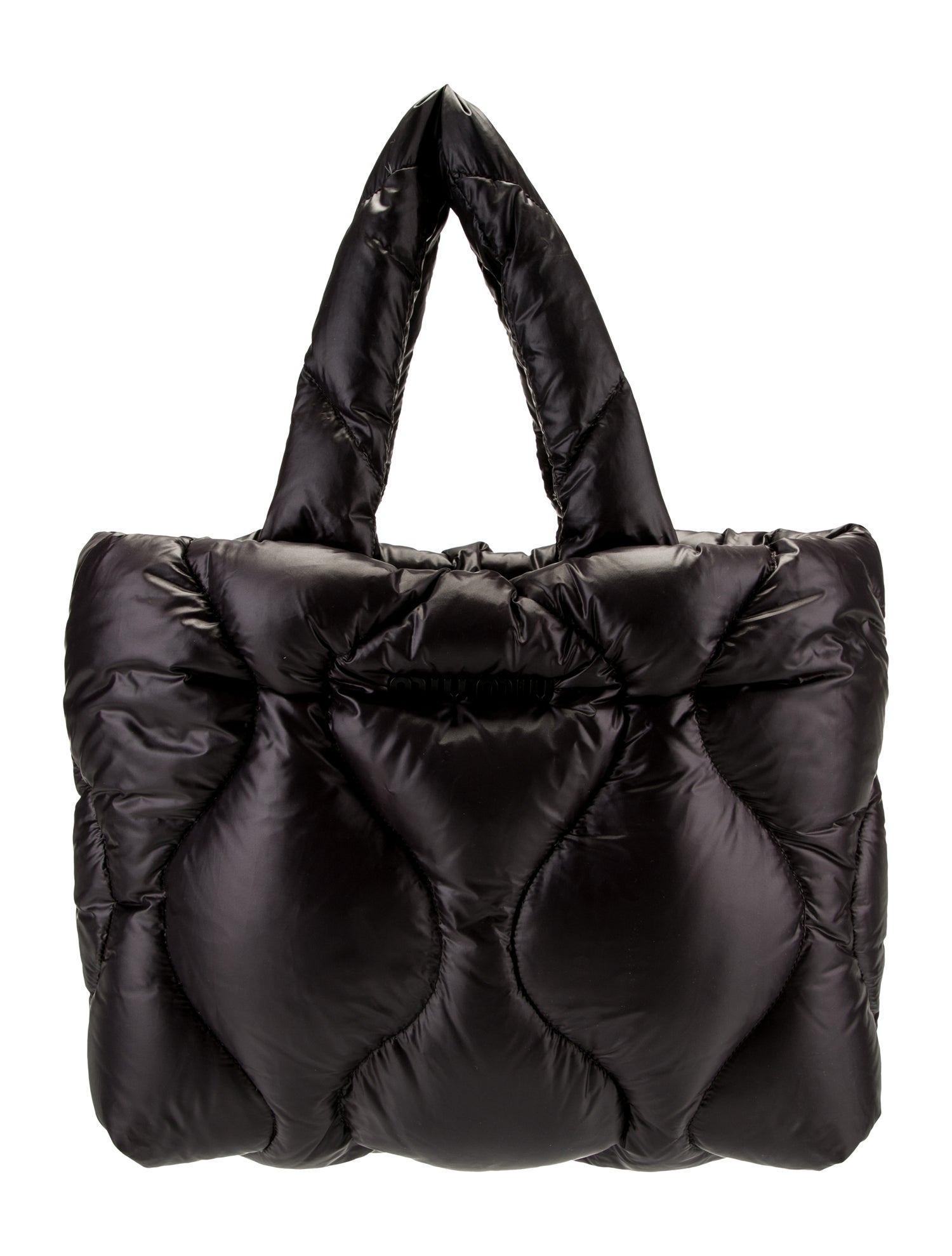 Miu Miu Nylon Totes Bag - Black Totes, Handbags - MIU193088 | The RealReal