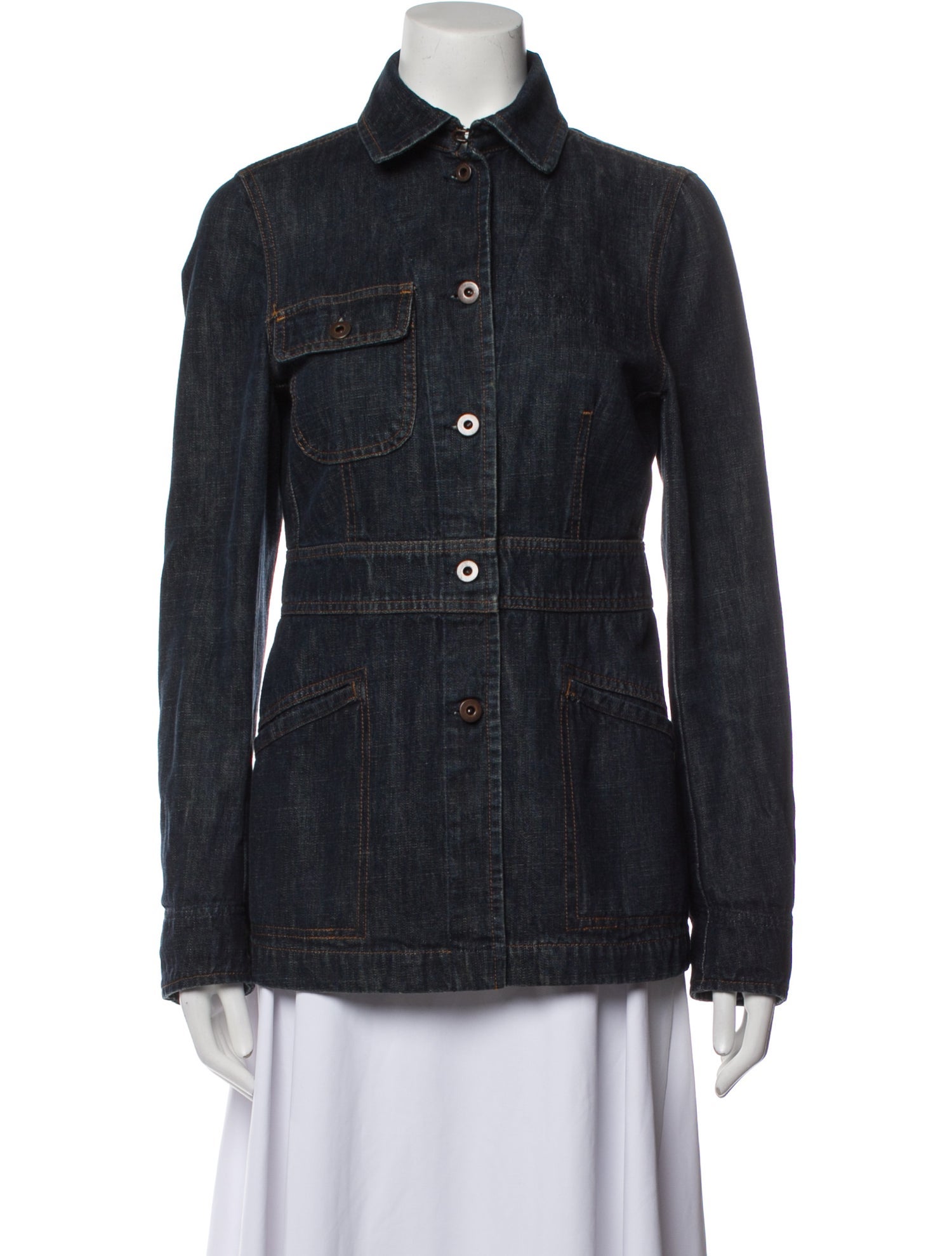 Miu Miu Vintage 2000's Denim Jacket - Blue Jackets, Clothing ...