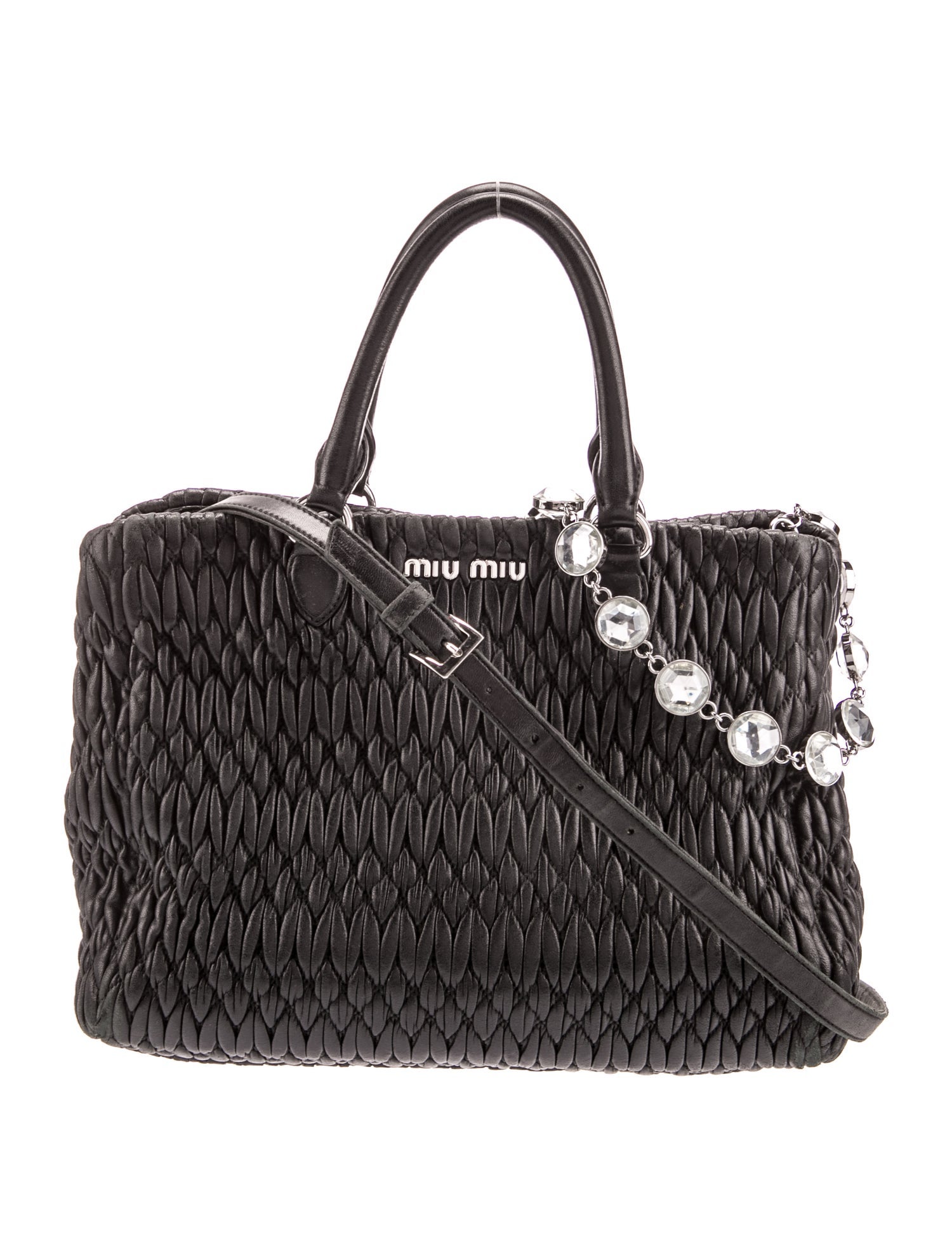 Miu Miu Leather Handle Bag - Pink Handle Bags, Handbags - MIU194410 | The RealReal