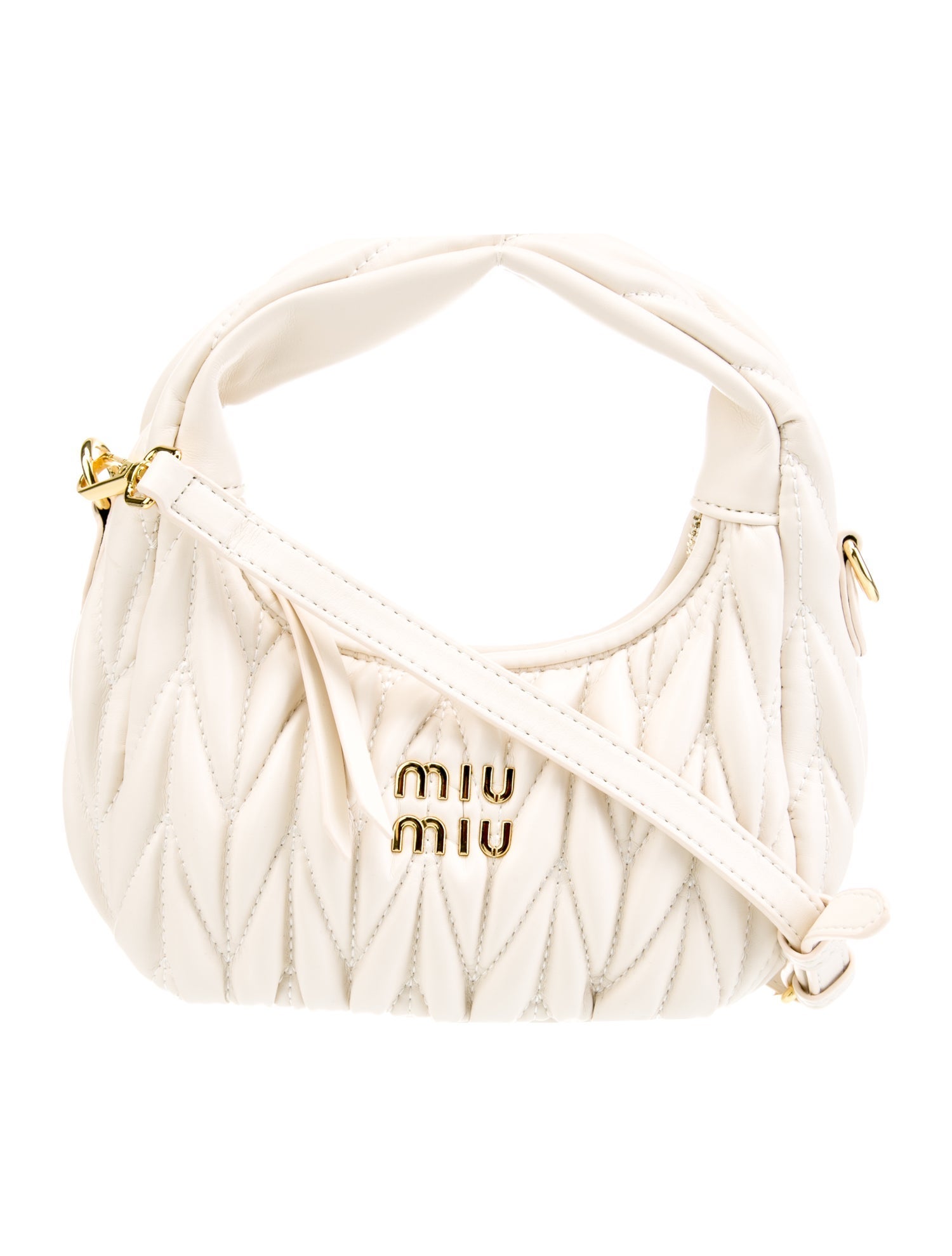 Miu Miu Leather Handle Bag - Handle Bags, Handbags | The RealReal