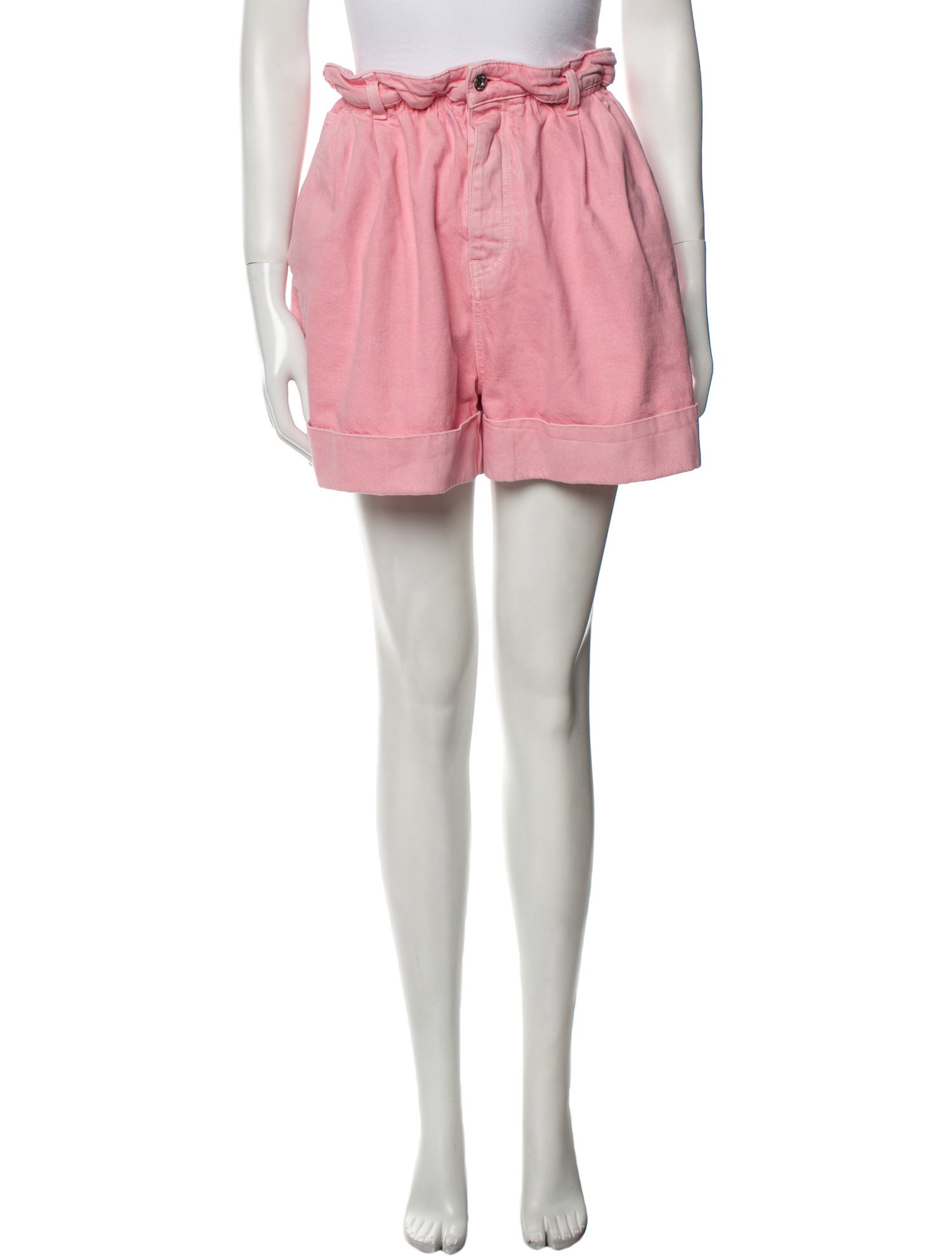 Miu Miu 2021 Mini Shorts - Pink, 13" Rise Shorts, Clothing - MIU199668 ...