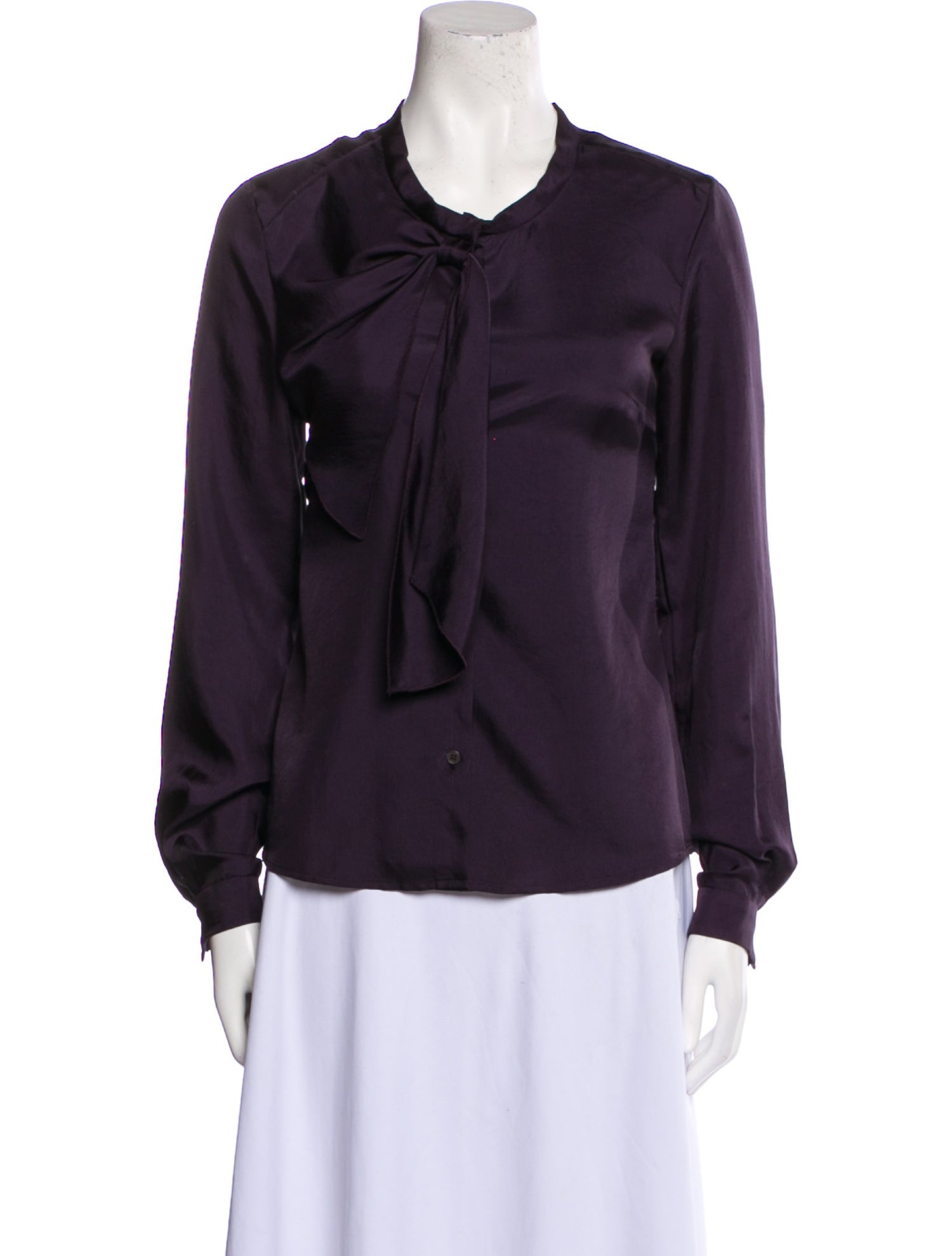 Miu Miu Vintage 2008 Blouse - Purple Tops, Clothing - MIU207212 | The RealReal