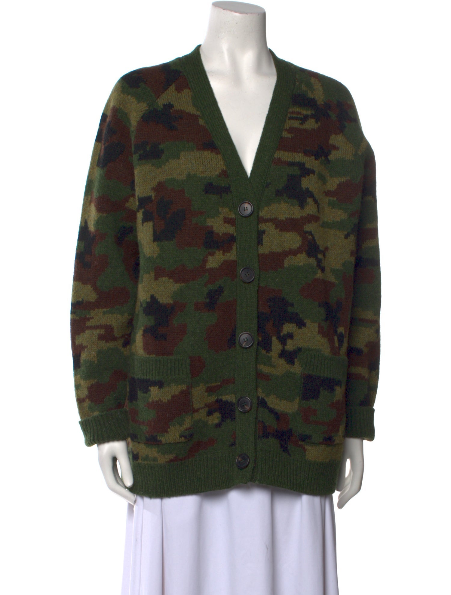 Miu Miu 2019 Virgin Wool Sweater - Green Knitwear, Clothing - MIU208675 | The RealReal