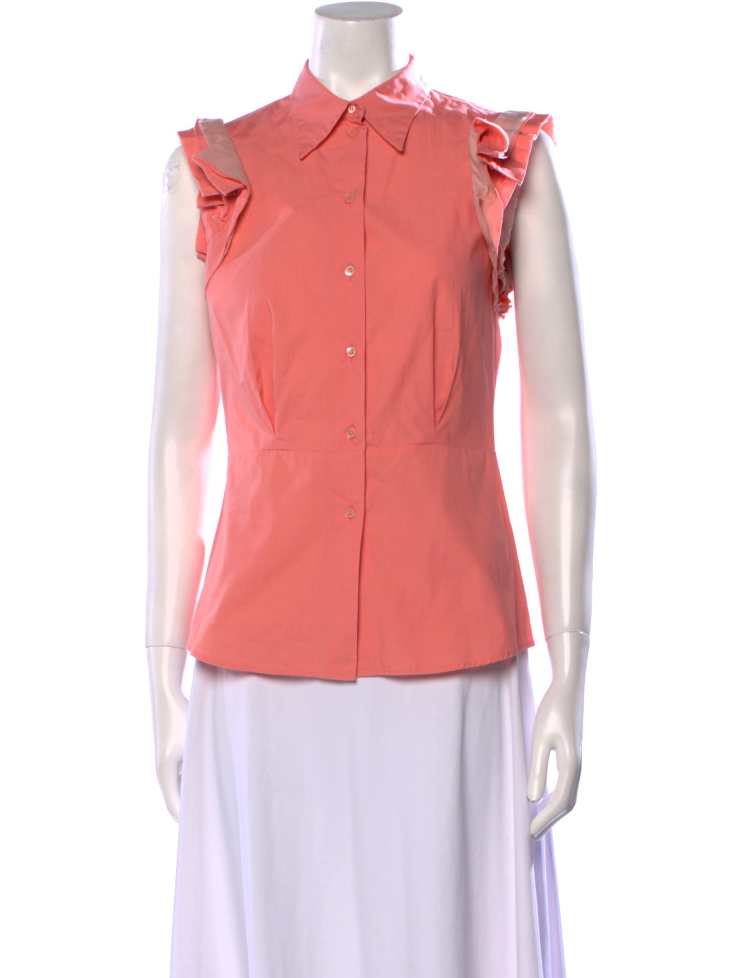 Miu Miu Vintage 2007 Button-Up Top - Pink Tops, Clothing - MIU209552 | The RealReal