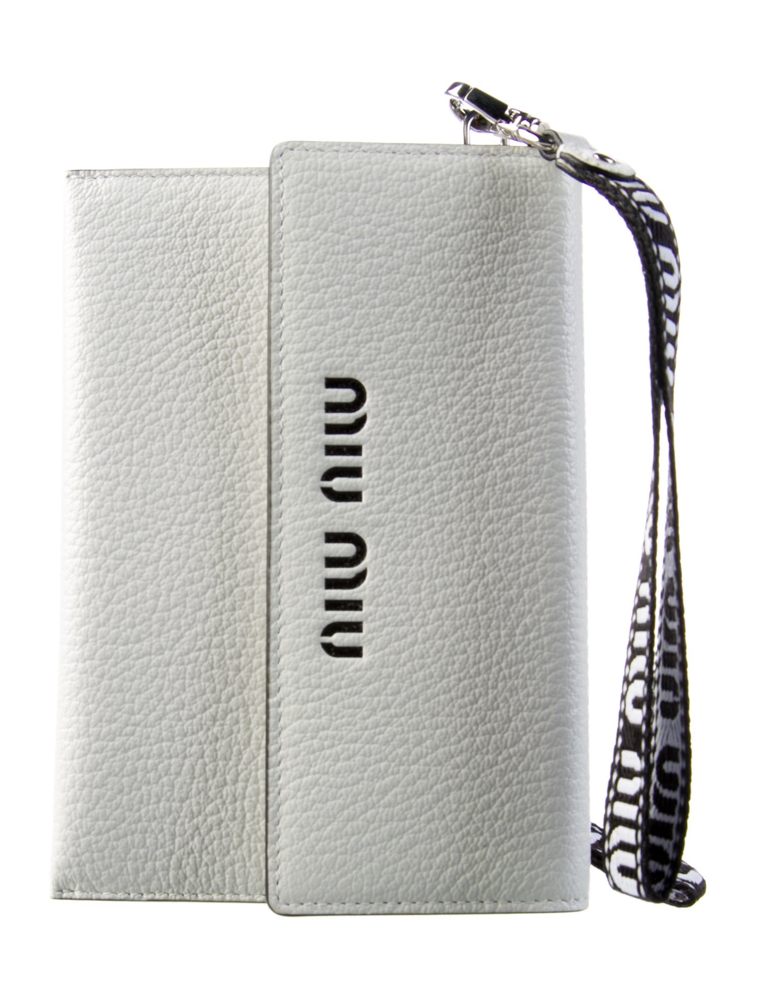 Miu Miu Leather Wallet w/ Tags - Black Wallets, Accessories - MIU213929 ...