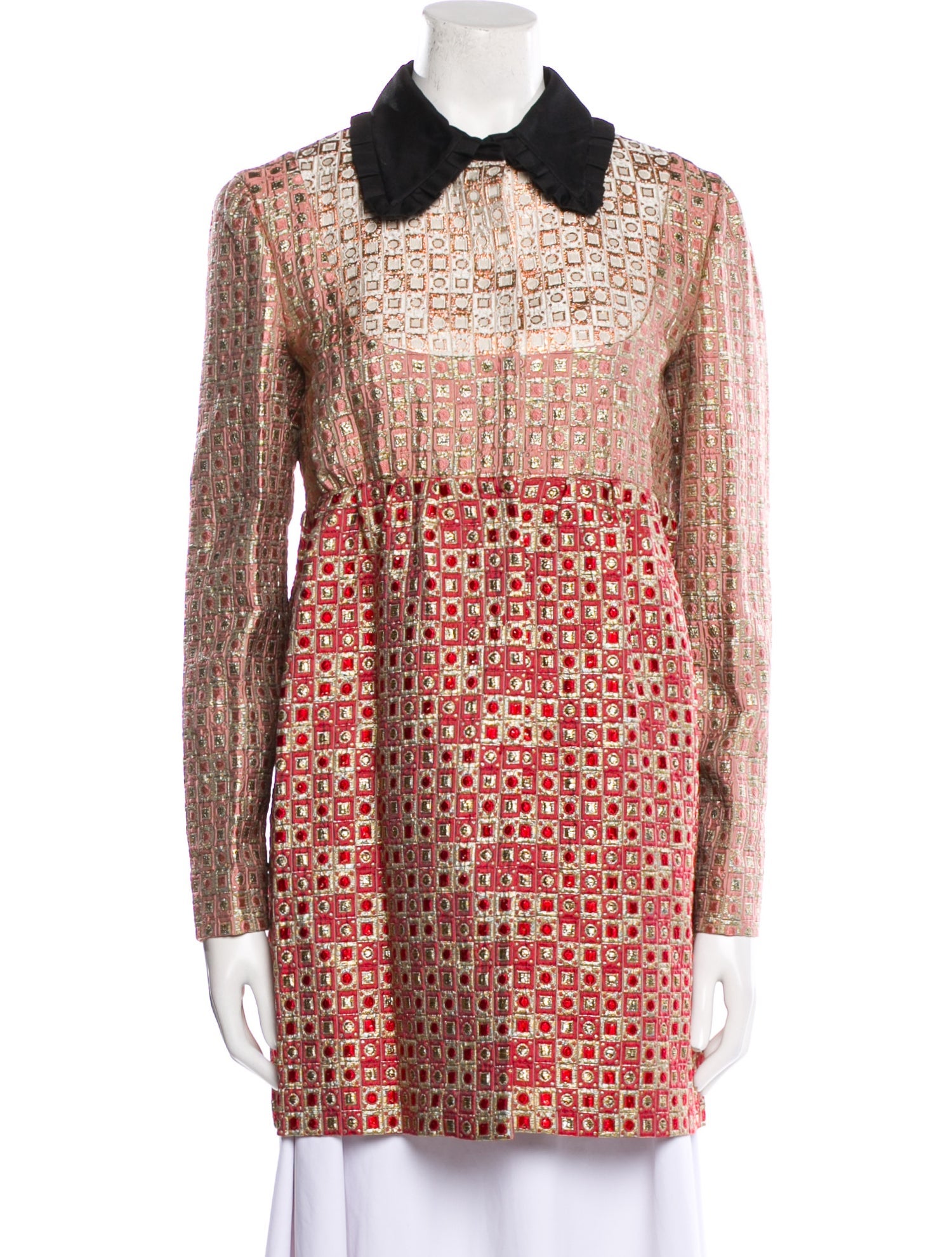 Miu Miu Vintage 2008 Coat - Metallic Coats, Clothing - MIU218680 | The RealReal