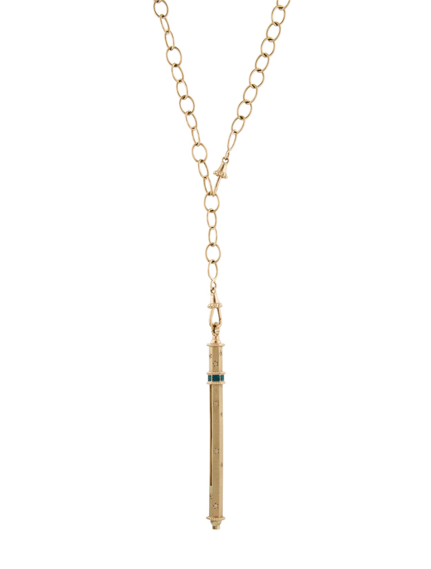 Tiffany & Co. 18K Diamond Open Heart Pendant Necklace - 18K Yellow Gold ...