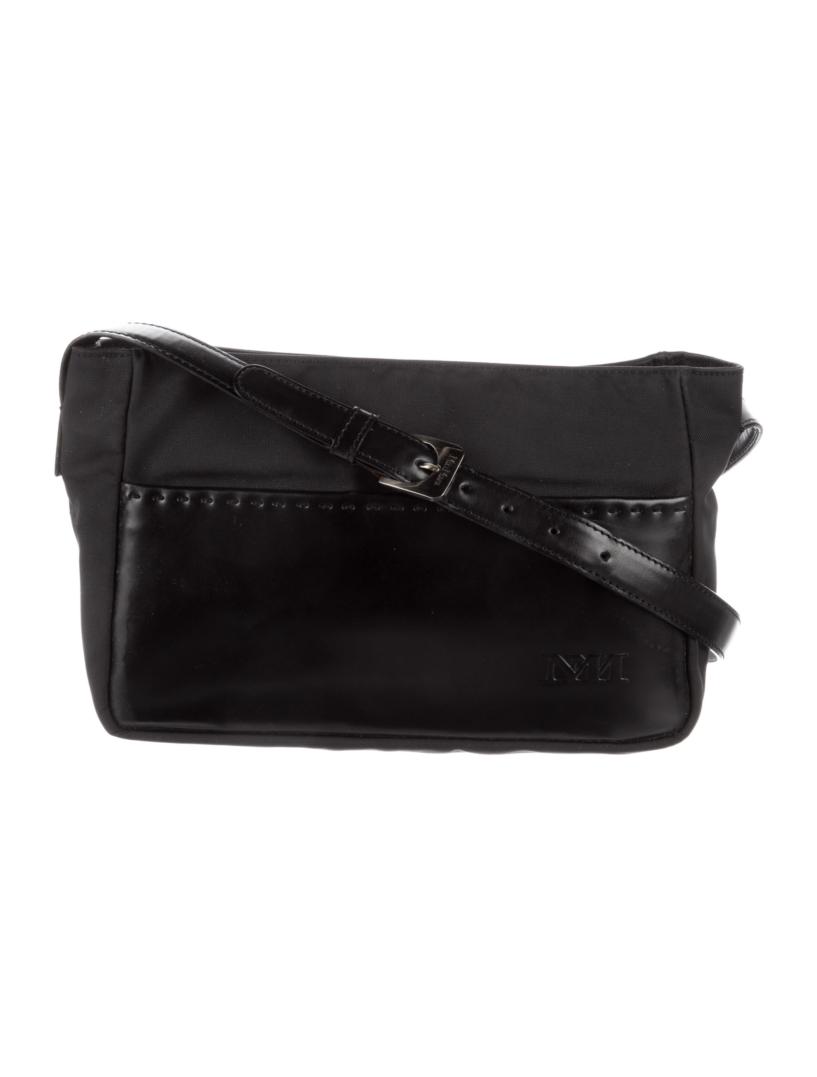 Max Mara Leather- Trimmed Shoulder Bag - Black Shoulder Bags, Handbags ...