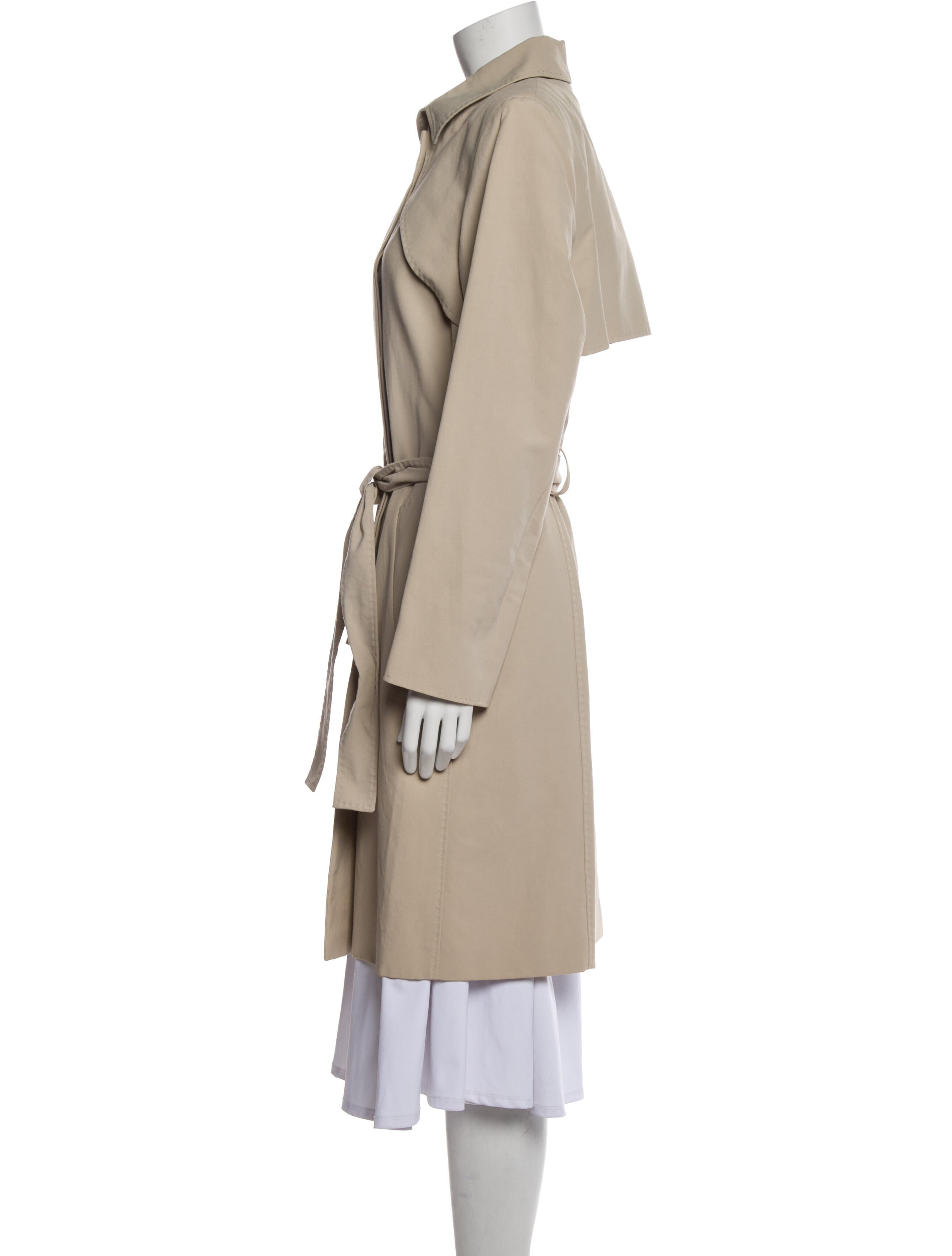 Max Mara Trench Coat - Neutrals Coats, Clothing - MMA104478 | The RealReal