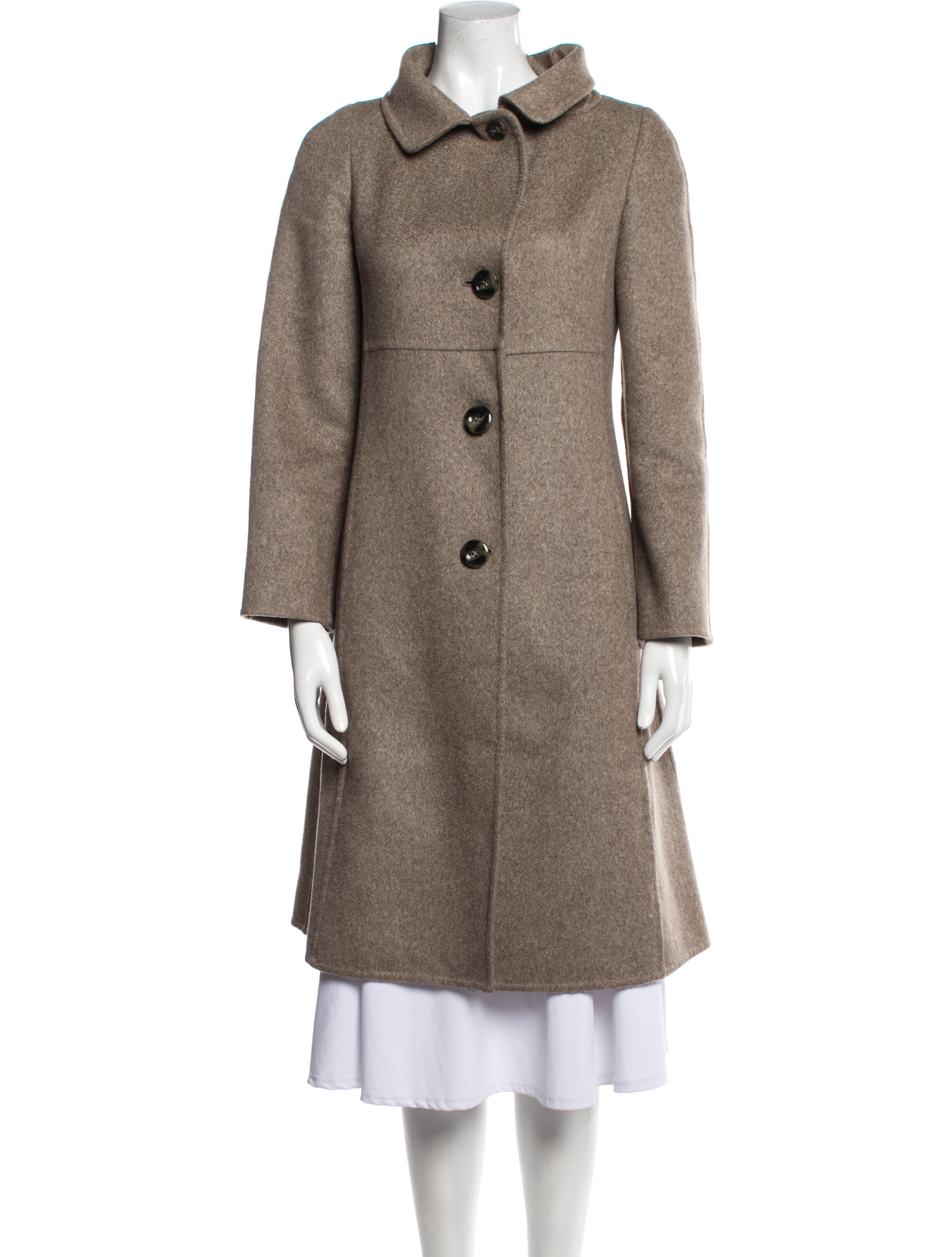 Max Mara Cashmere Coat - Brown Coats, Clothing - MMA112234 | The RealReal