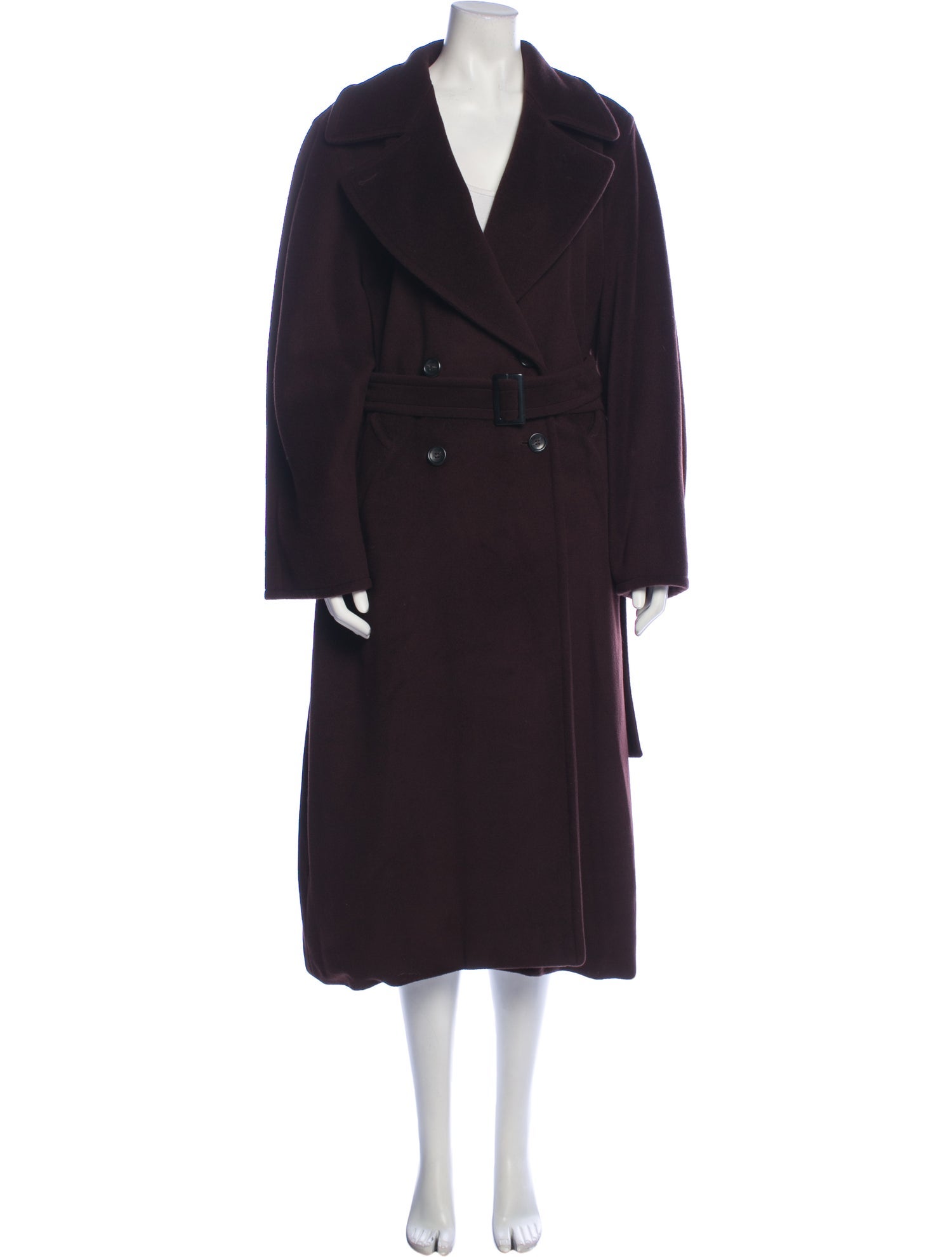Max Mara Virgin Wool Trench Coat - Brown Coats, Clothing - MMA128924 ...