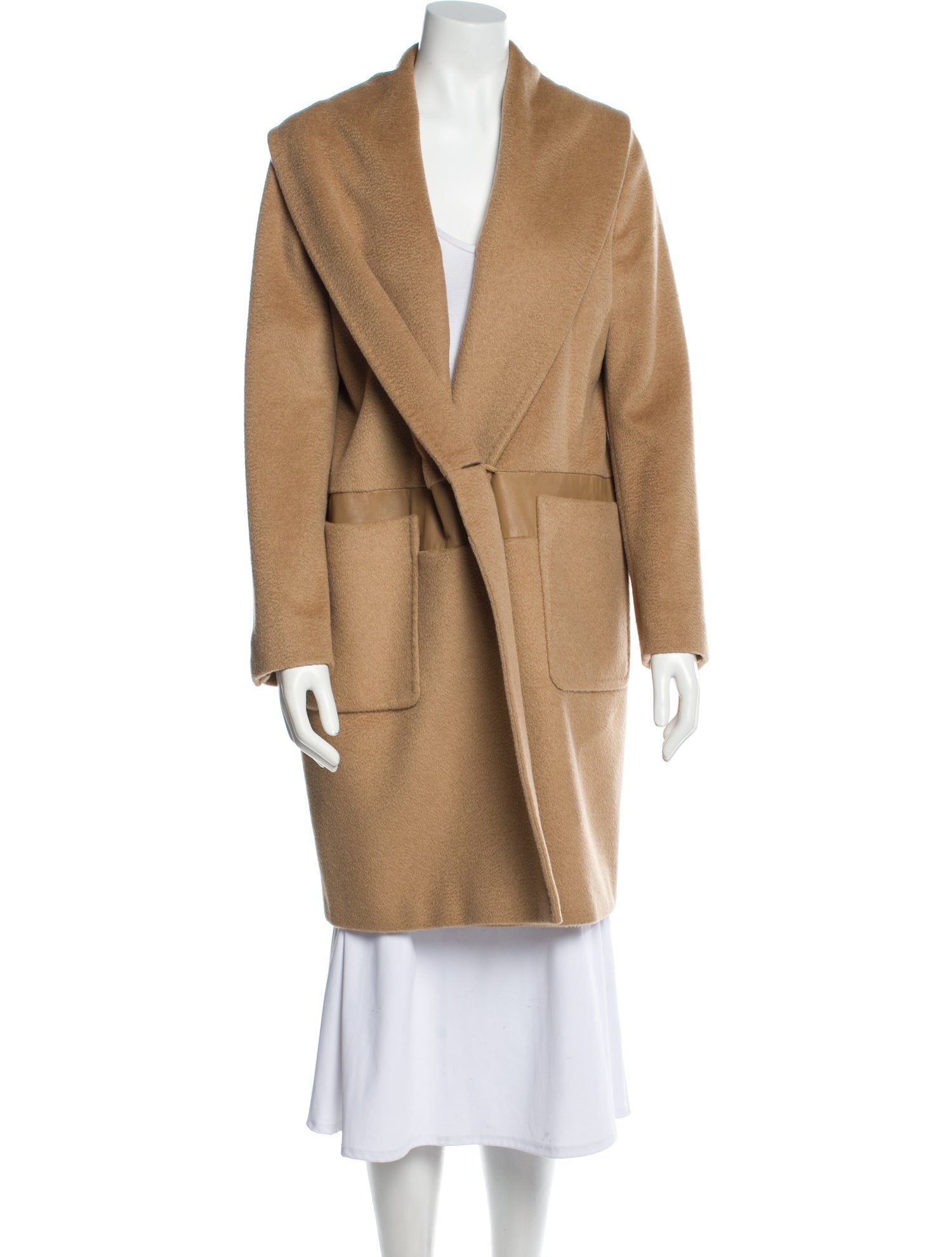 Max Mara Camel Hair Coat - Neutrals Coats, Clothing - MMA130348 | The ...