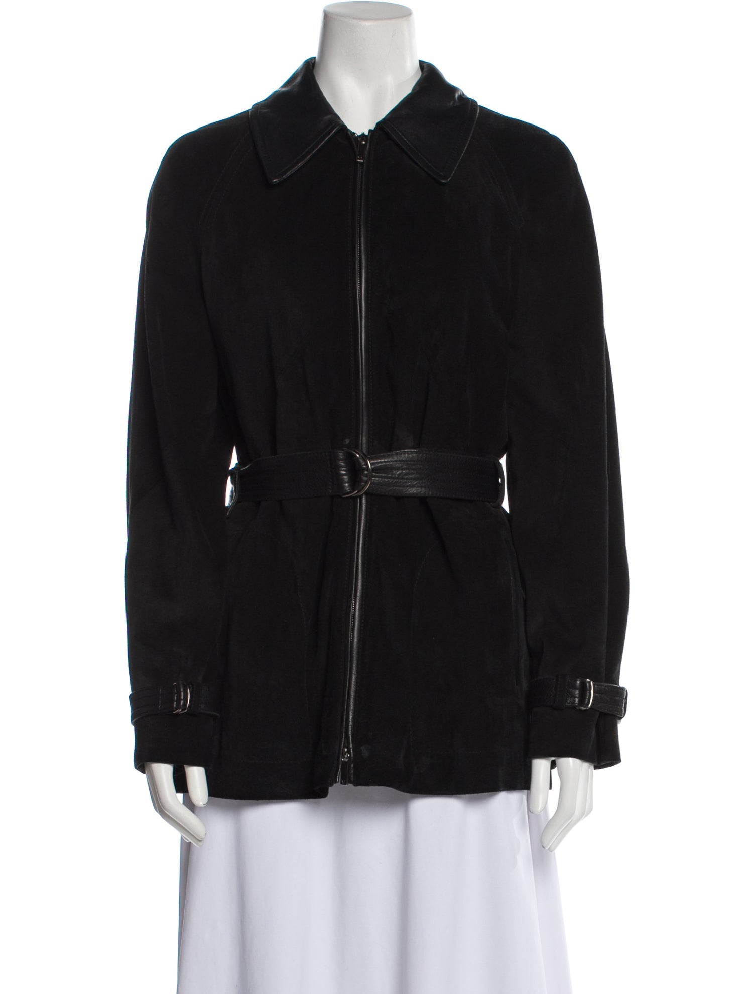 Max Mara Leather Jacket - Black Jackets, Clothing - MMA130775 | The ...