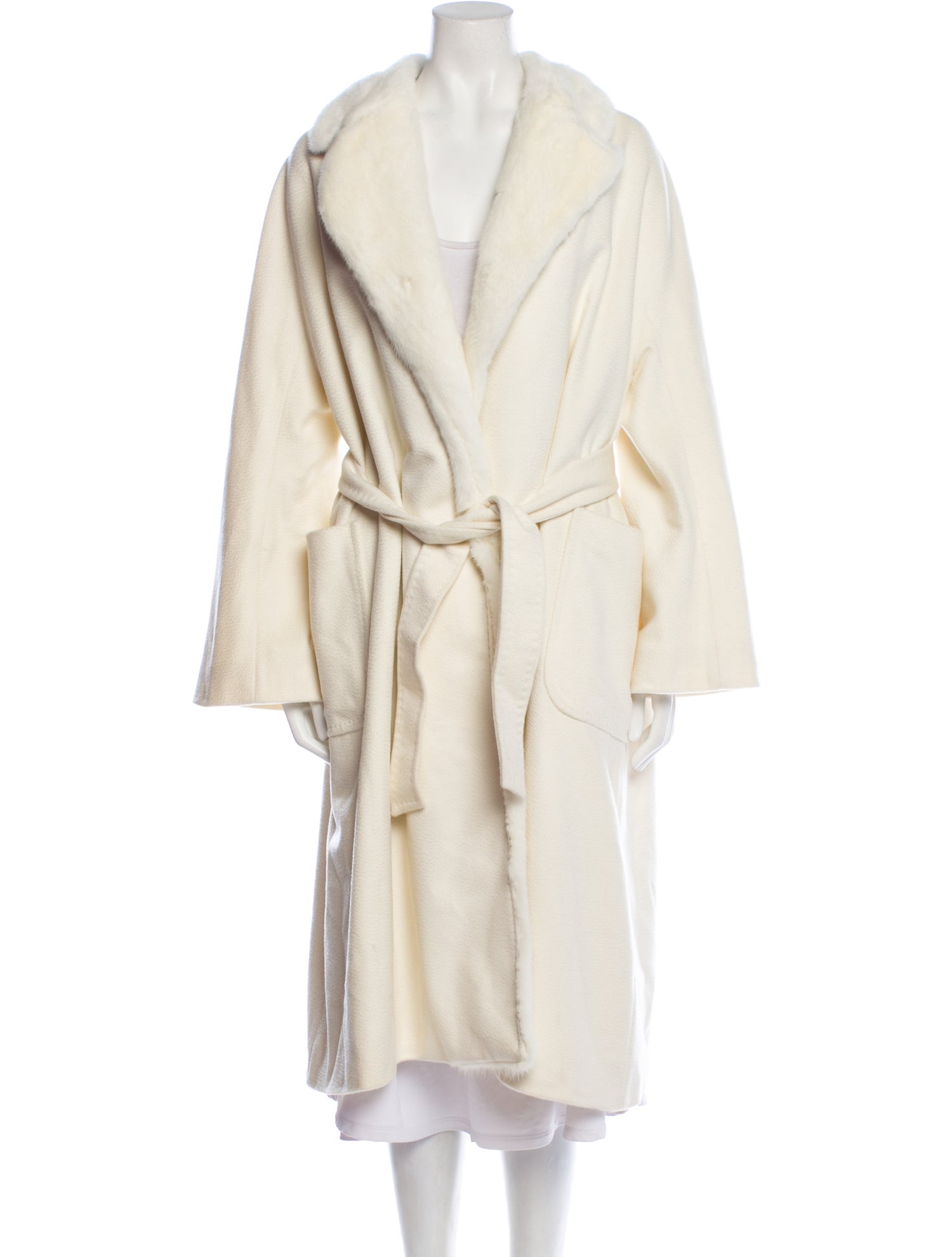 Max Mara Cashmere Trench Coat - Neutrals Coats, Clothing - MMA137888 | The RealReal