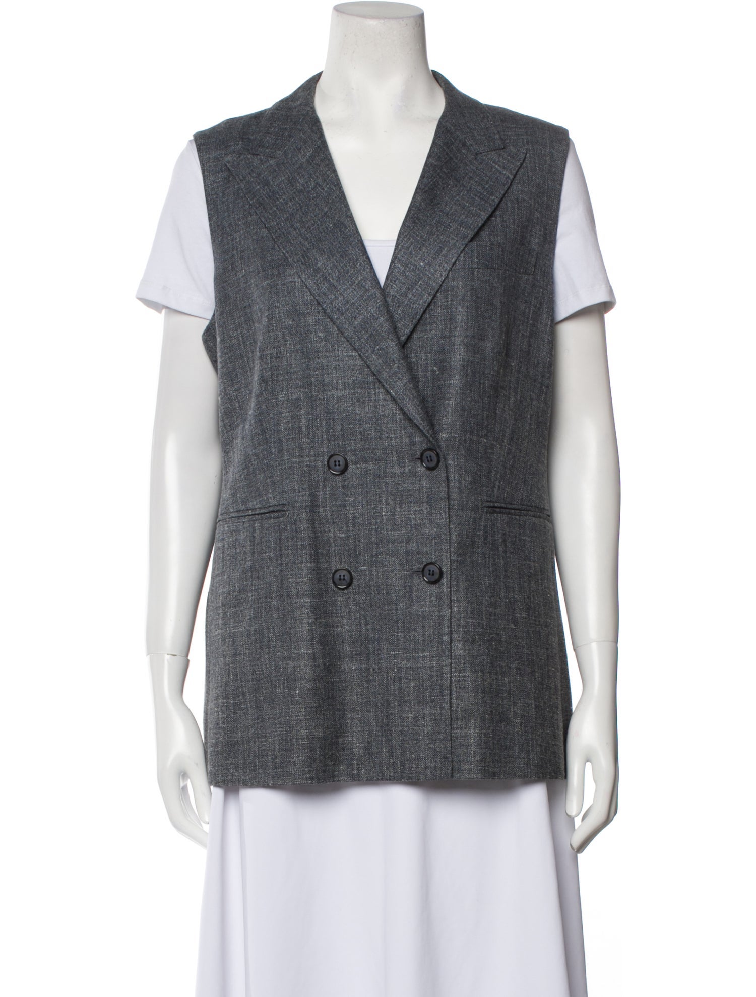 Max Mara Vest - Blue Jackets, Clothing - MMA141312 | The RealReal