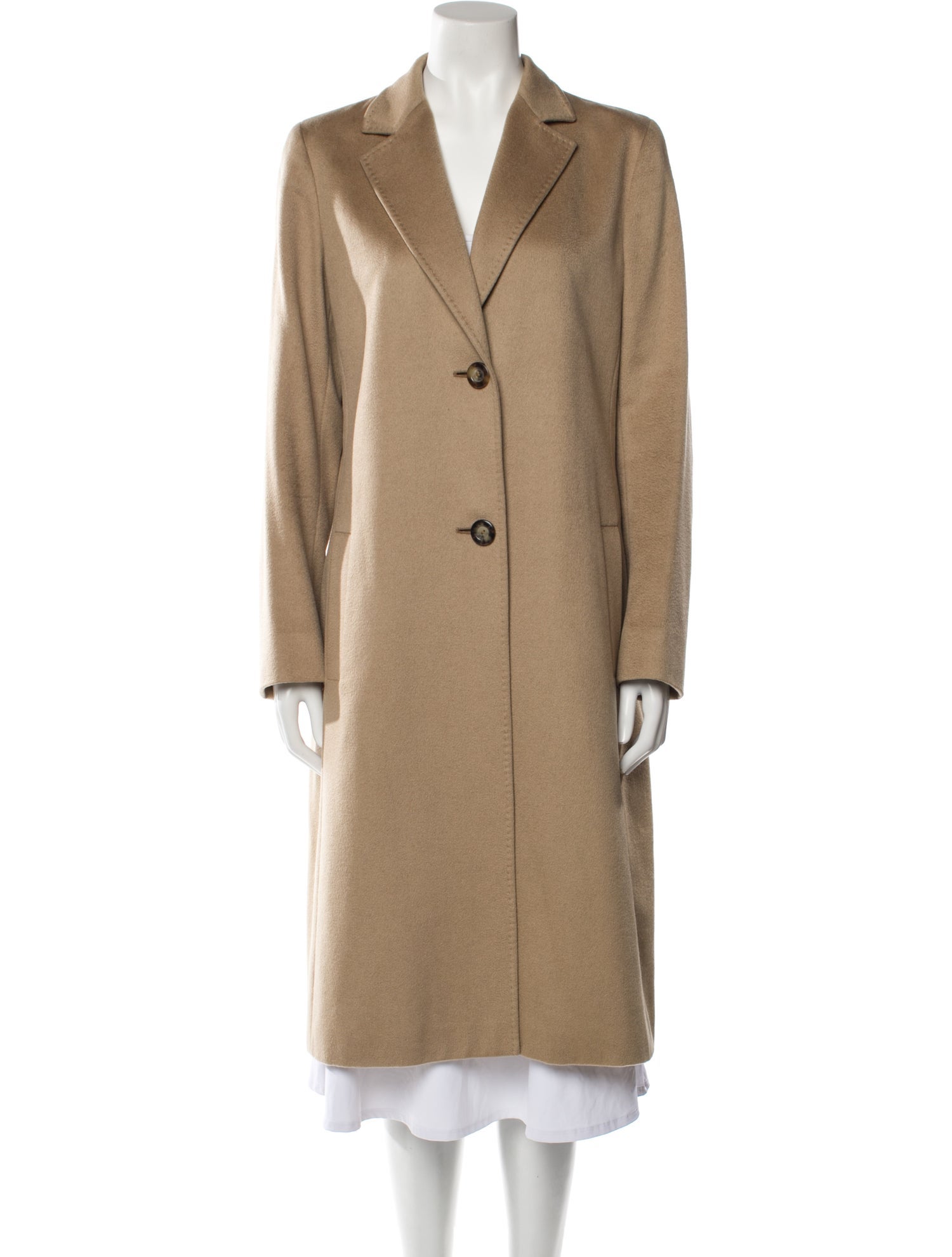 Max Mara Cashmere Trench Coat - Neutrals Coats, Clothing - MMA141522 | The RealReal