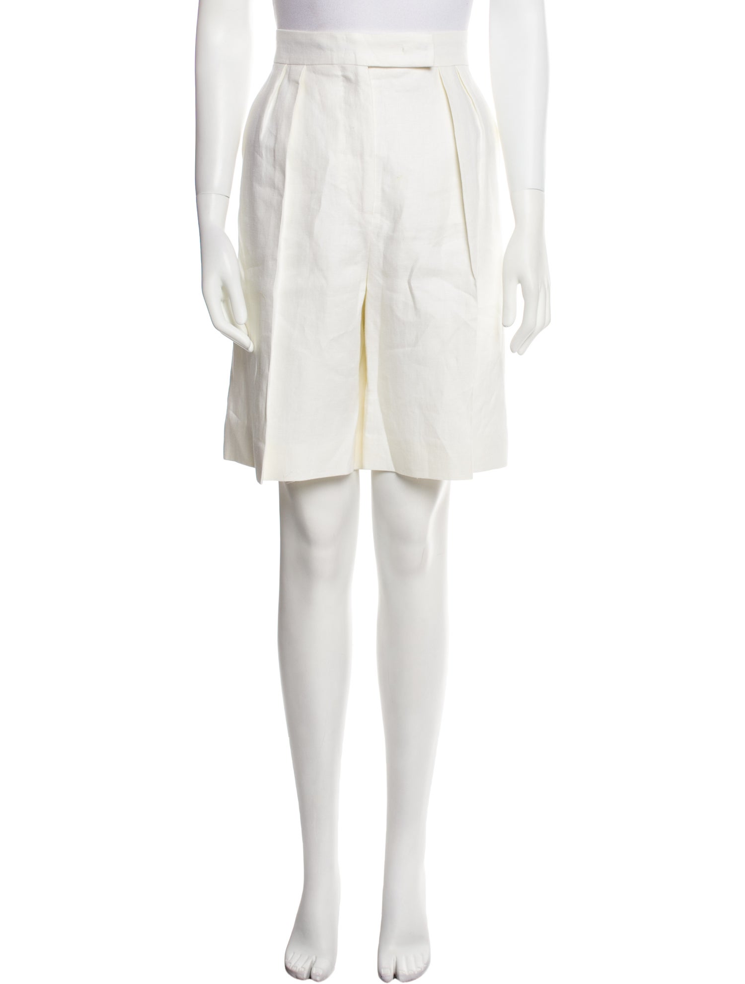 Max Mara Mini Shorts - Neutrals, 12.75" Rise Shorts, Clothing ...