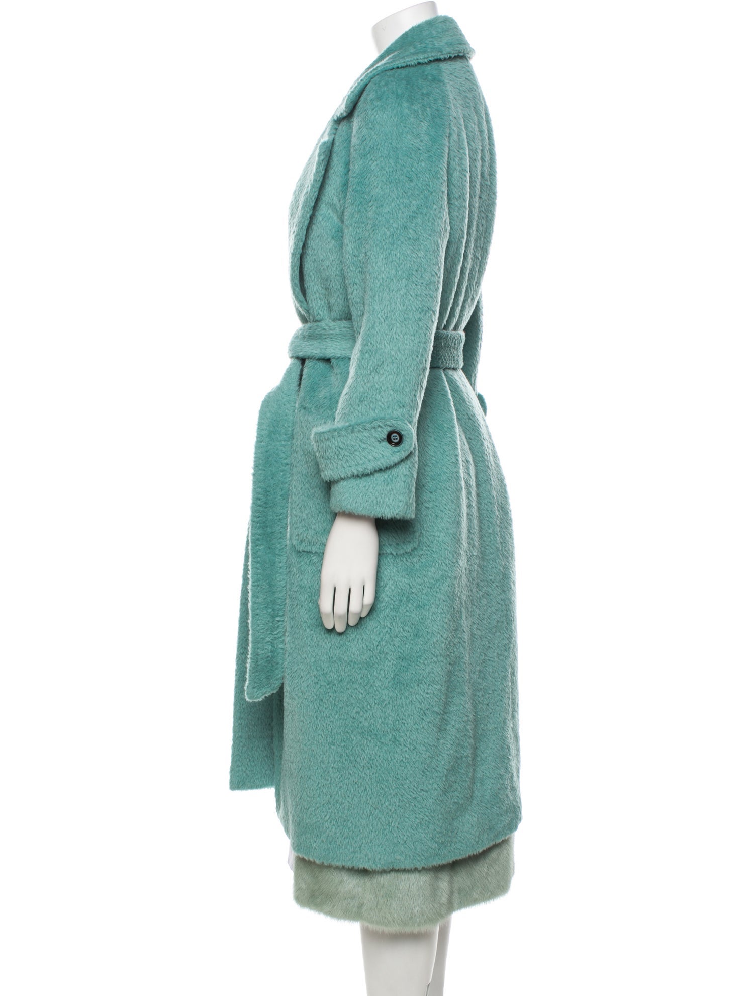 Max Mara Coat - Green Coats, Clothing - MMA147564 | The RealReal