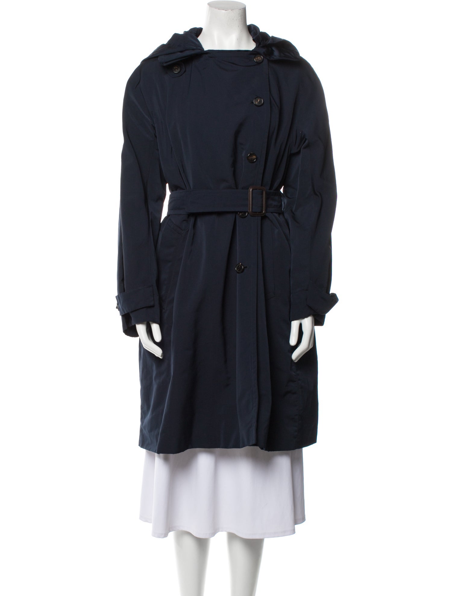 Max Mara Trench Coat w/ Tags - Blue Coats, Clothing - MMA153344 | The ...