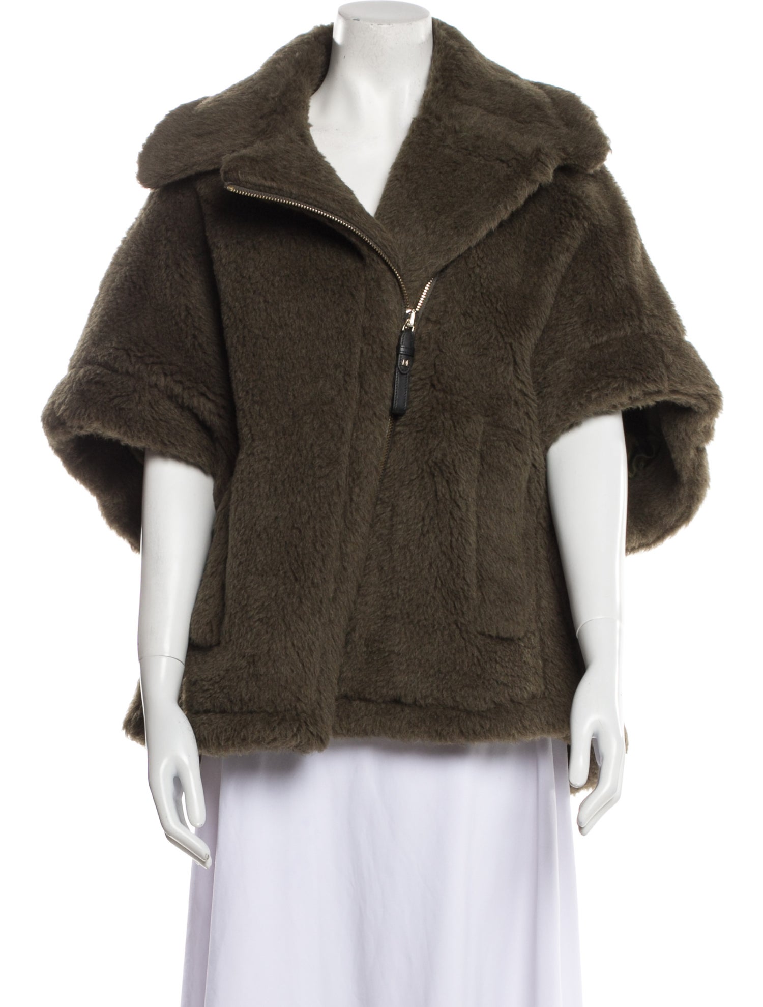 Max Mara Alpaca Jacket - Green Jackets, Clothing - MMA154696 | The RealReal