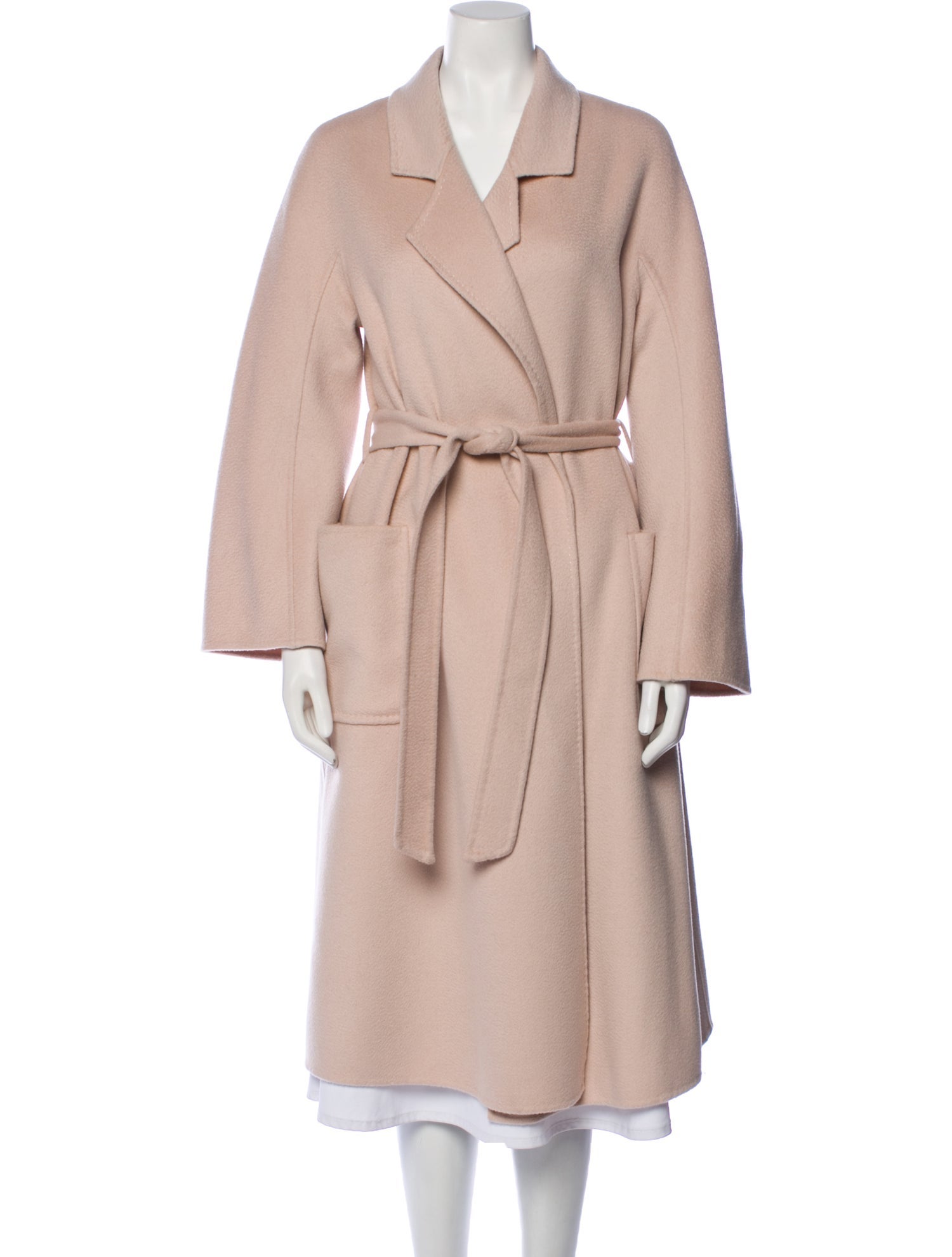 Max Mara Wool Trench Coat - Neutrals Coats, Clothing - MMA156373 | The RealReal