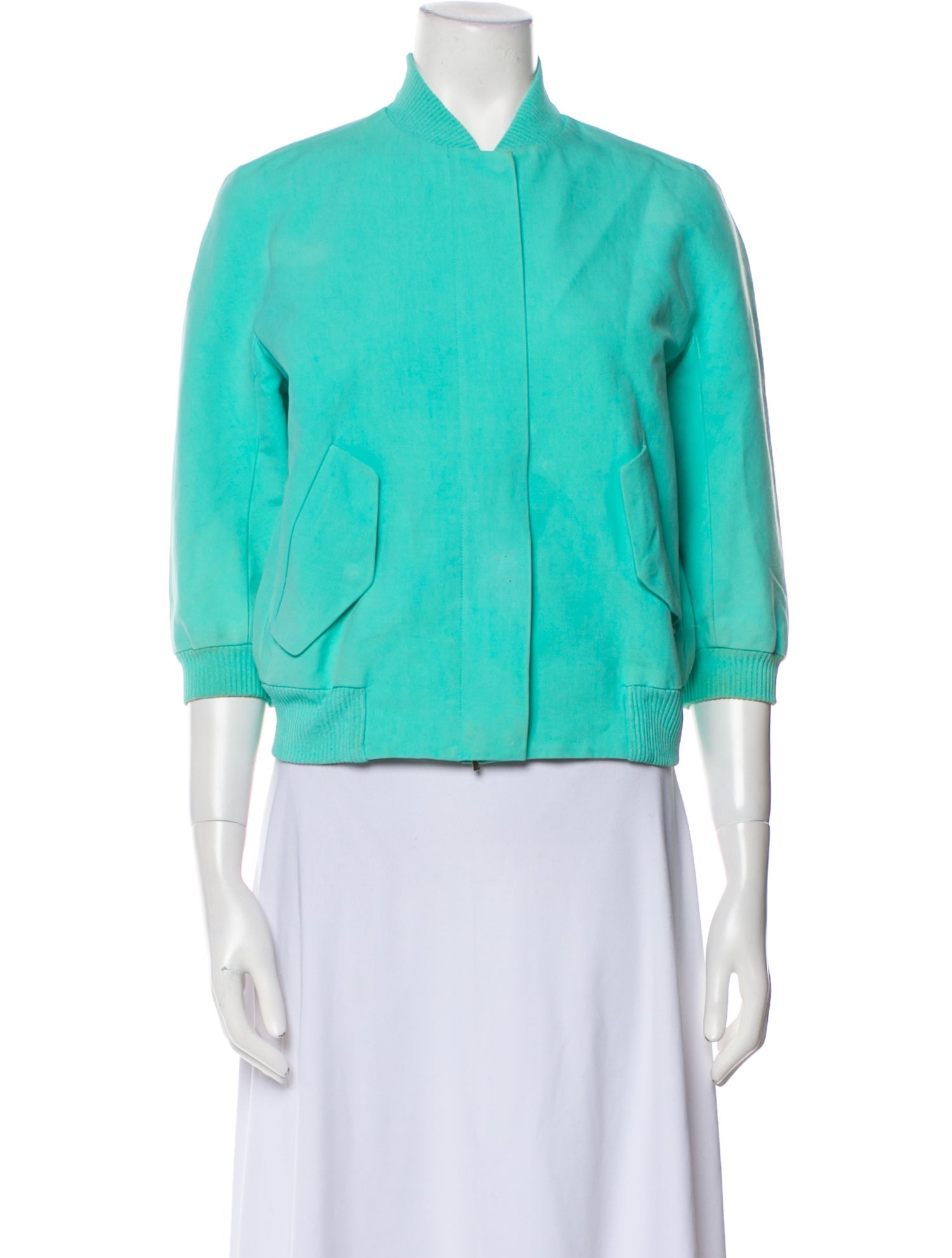 Max Mara Bomber Jacket - Blue Jackets, Clothing - MMA157059 | The RealReal