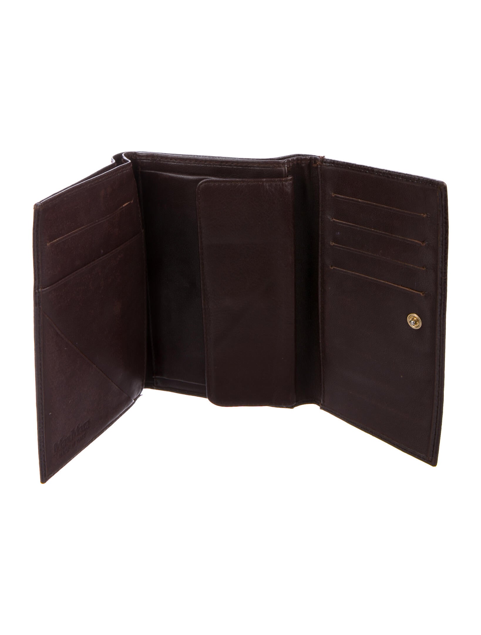 Max Mara Leather Wallet - Brown Wallets, Accessories - MMA69104 | The ...
