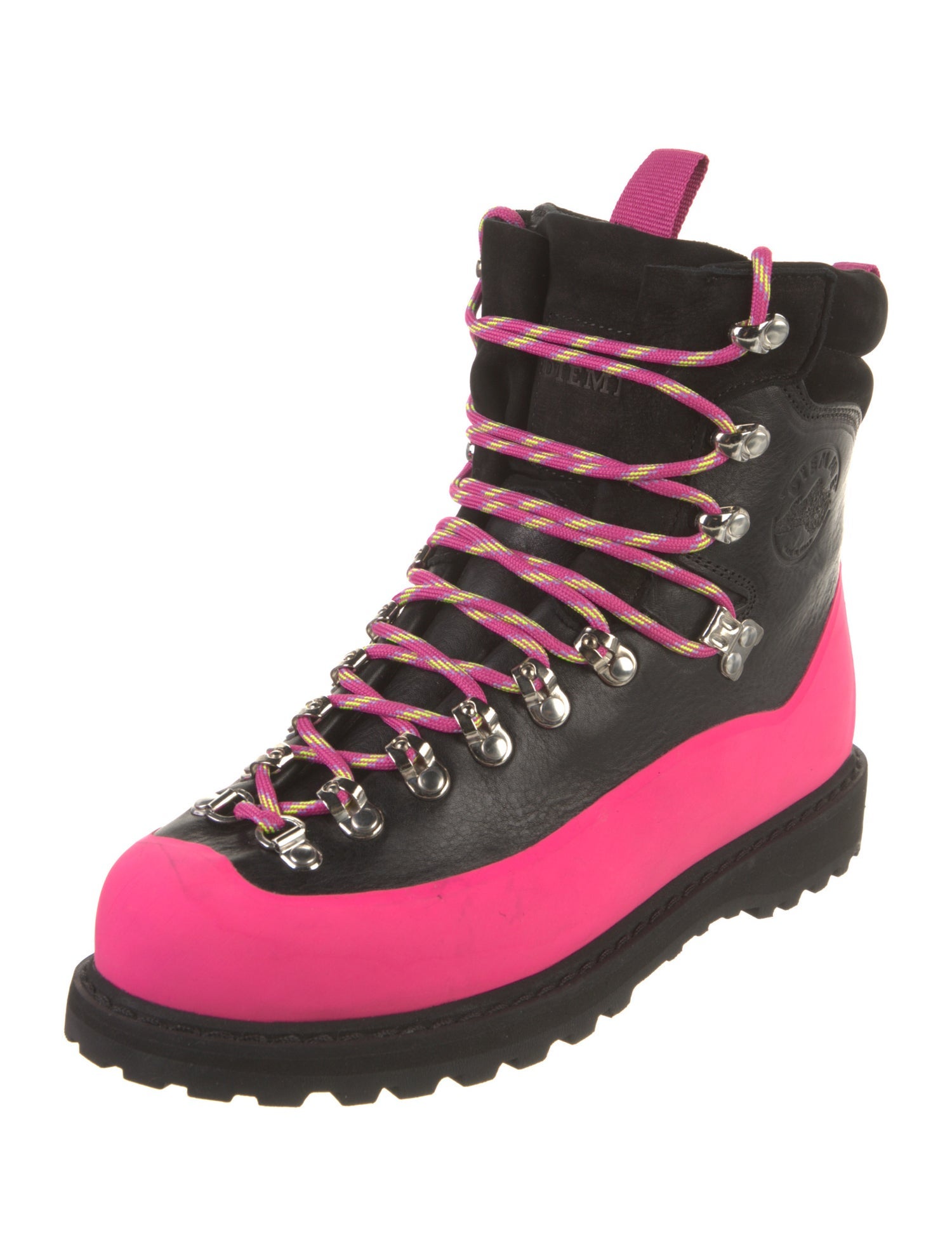 Diemme Printed Combat Boots - Black Boots, Shoes - MME20976 | The RealReal