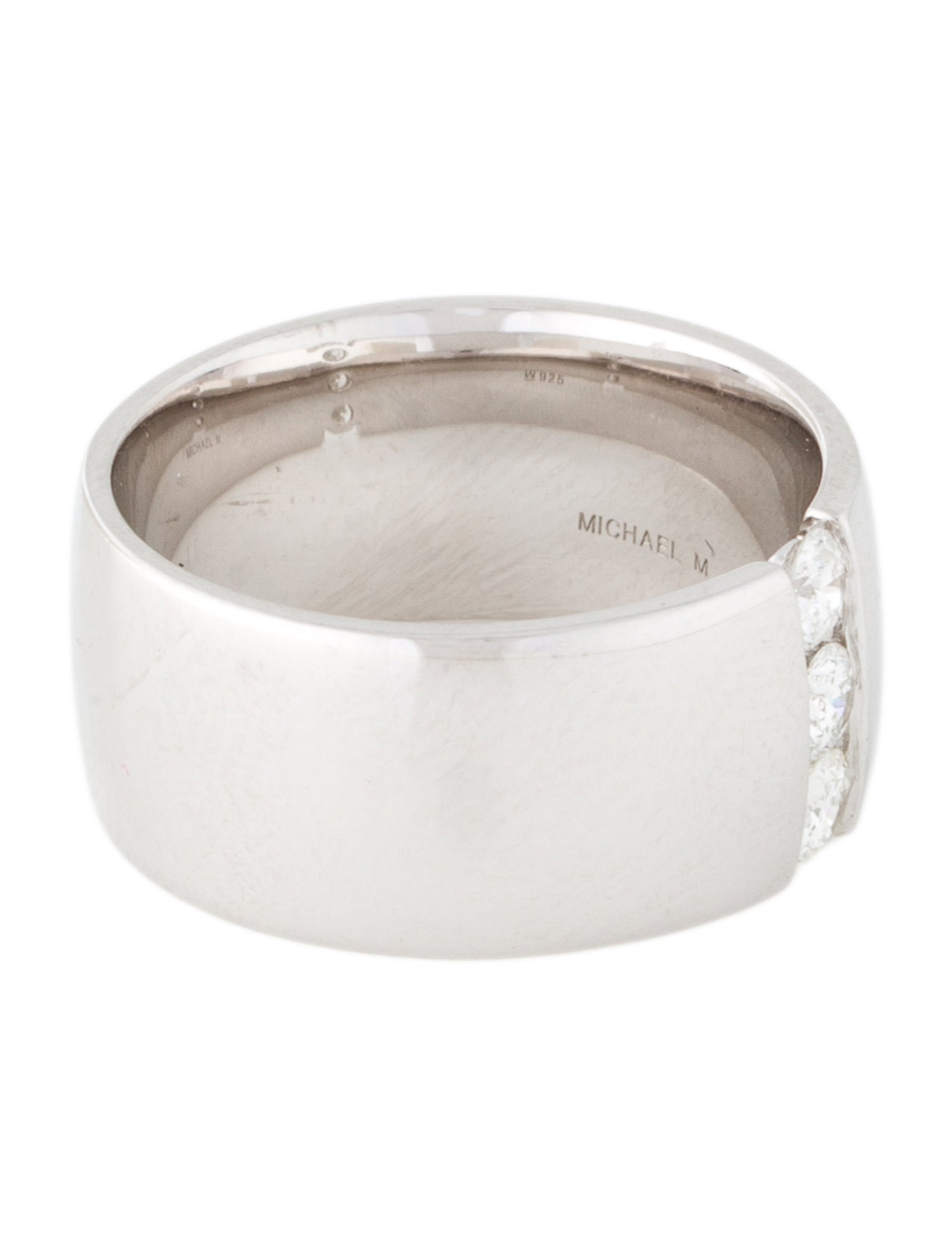 Chrome Hearts Cutout Diamond Ring - Sterling Silver Band, Rings - CHH21078 | The RealReal