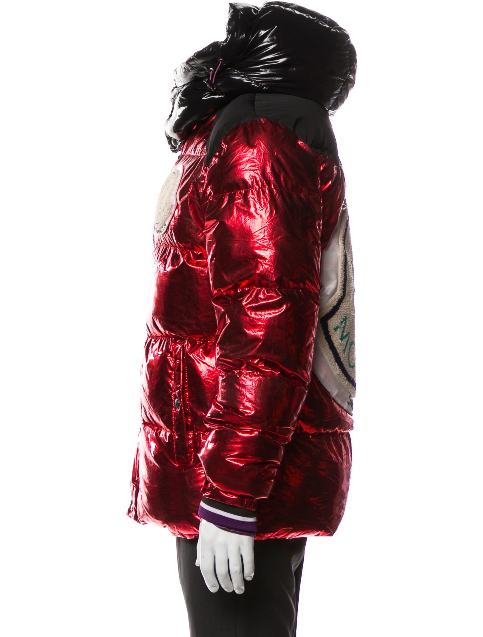 Moncler x Palm Angels Puffer Coat - Red Outerwear, Clothing ...