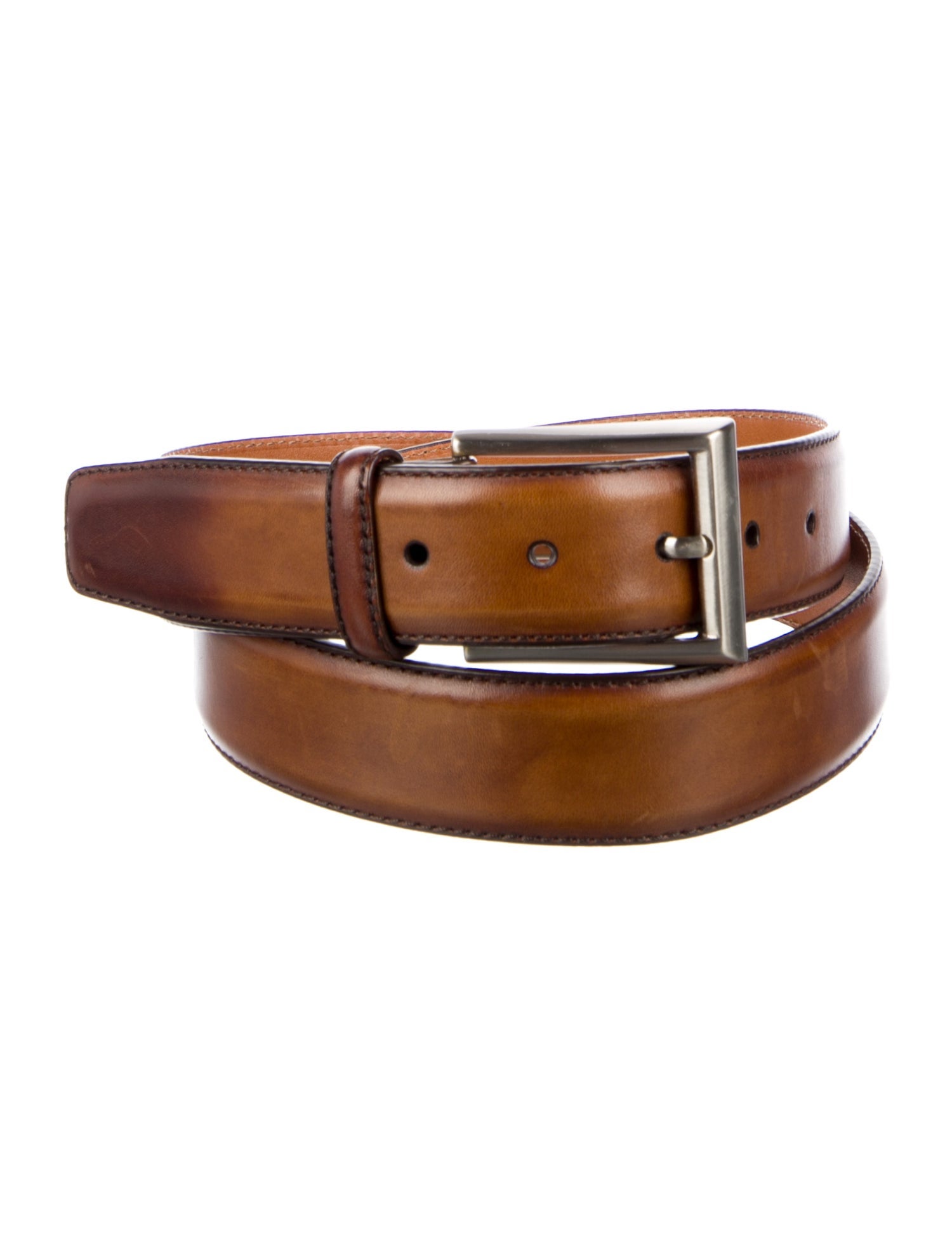 Magnanni Leather Belt - Brown Belts, Accessories - MNN25338 | The RealReal