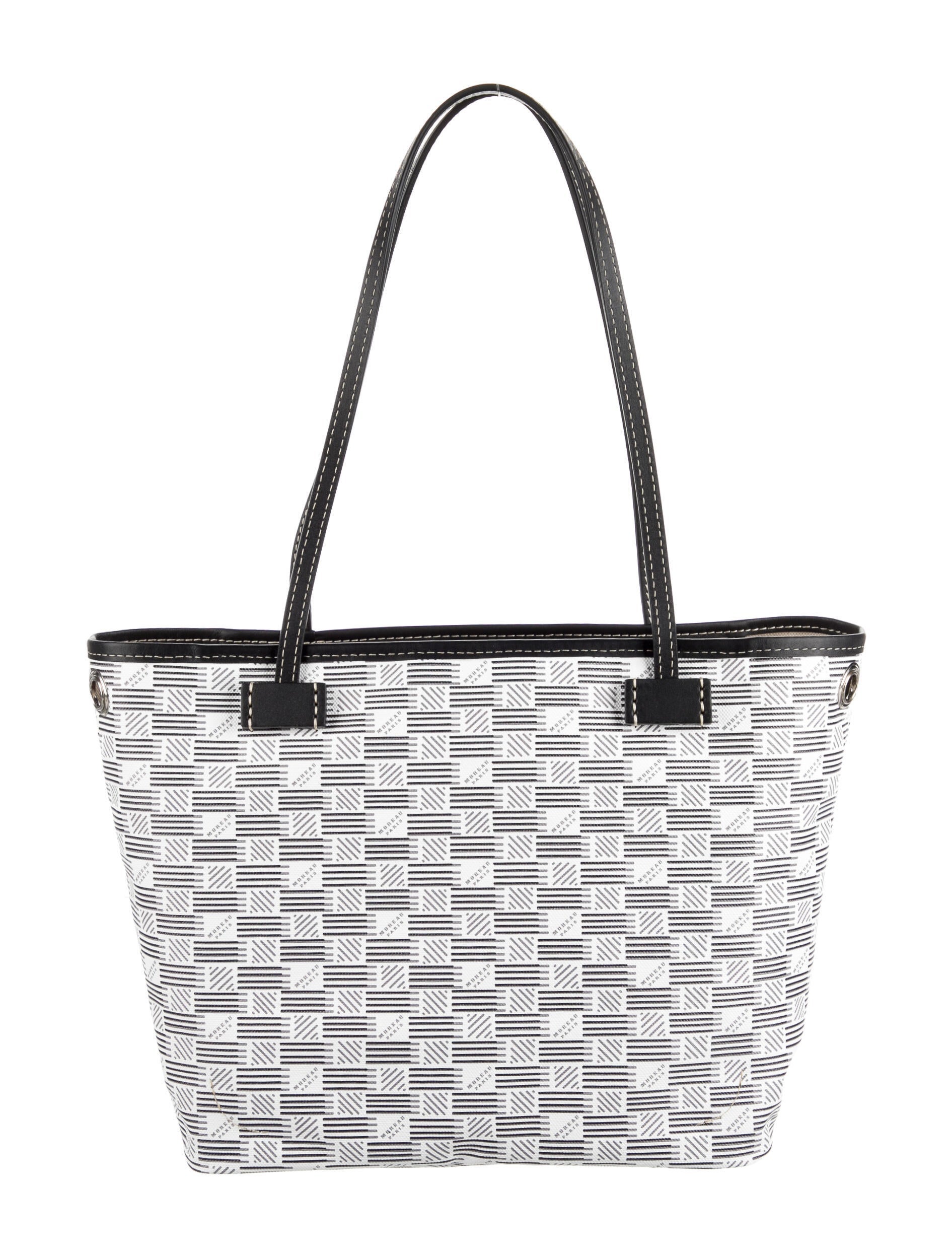 Moreau Leather Trim Canvas Tote Bag - Neutrals Totes, Handbags ...