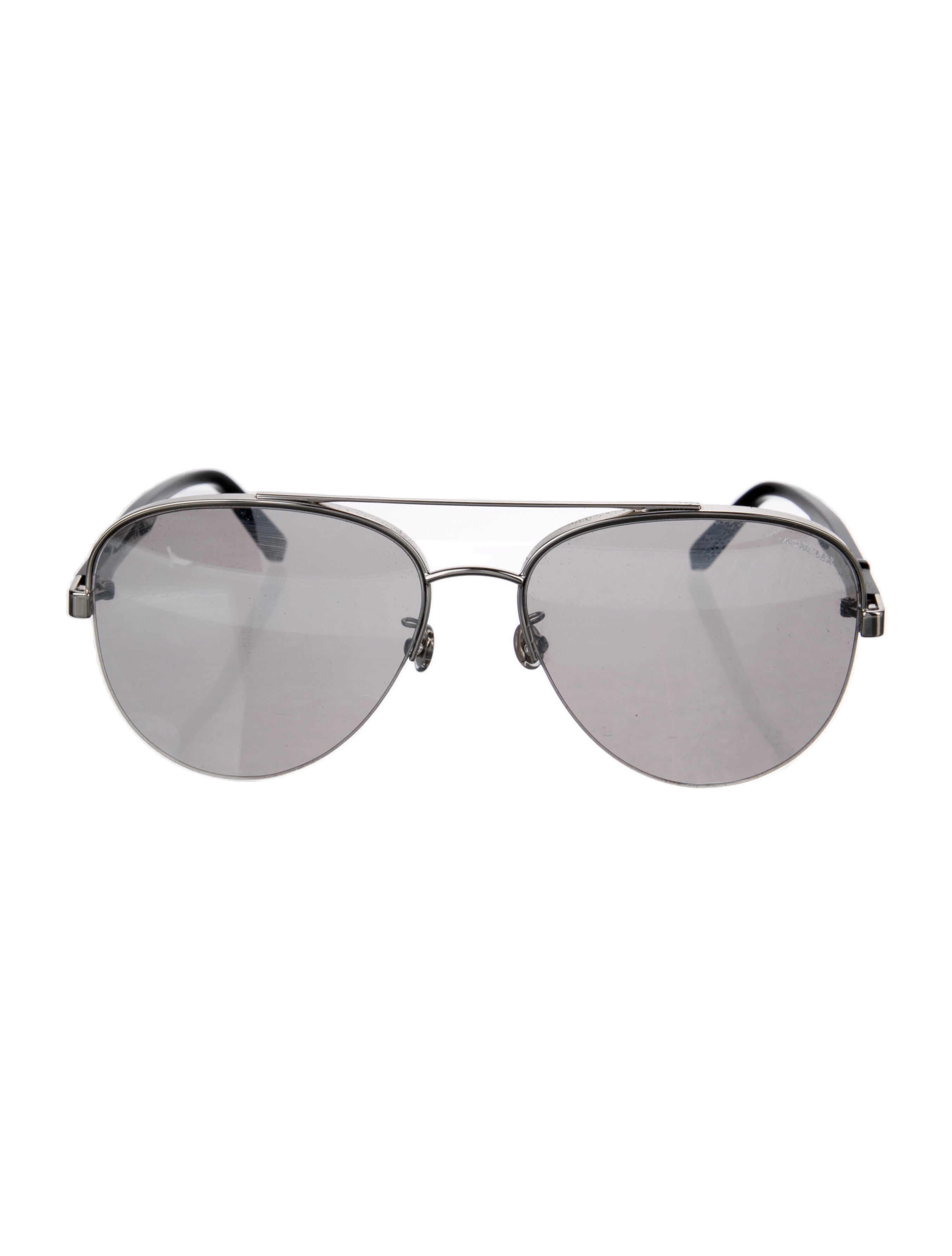 Moncler Aviator Mirrored Sunglasses - Black Sunglasses, Accessories ...