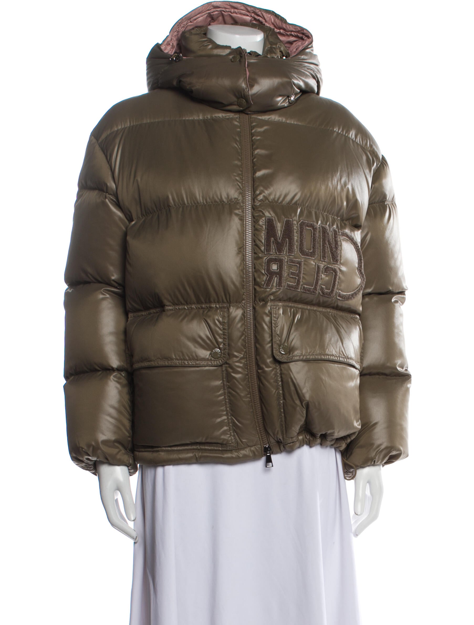 Moncler Abbaye Down Jacket w/ Tags - Green Jackets, Clothing ...