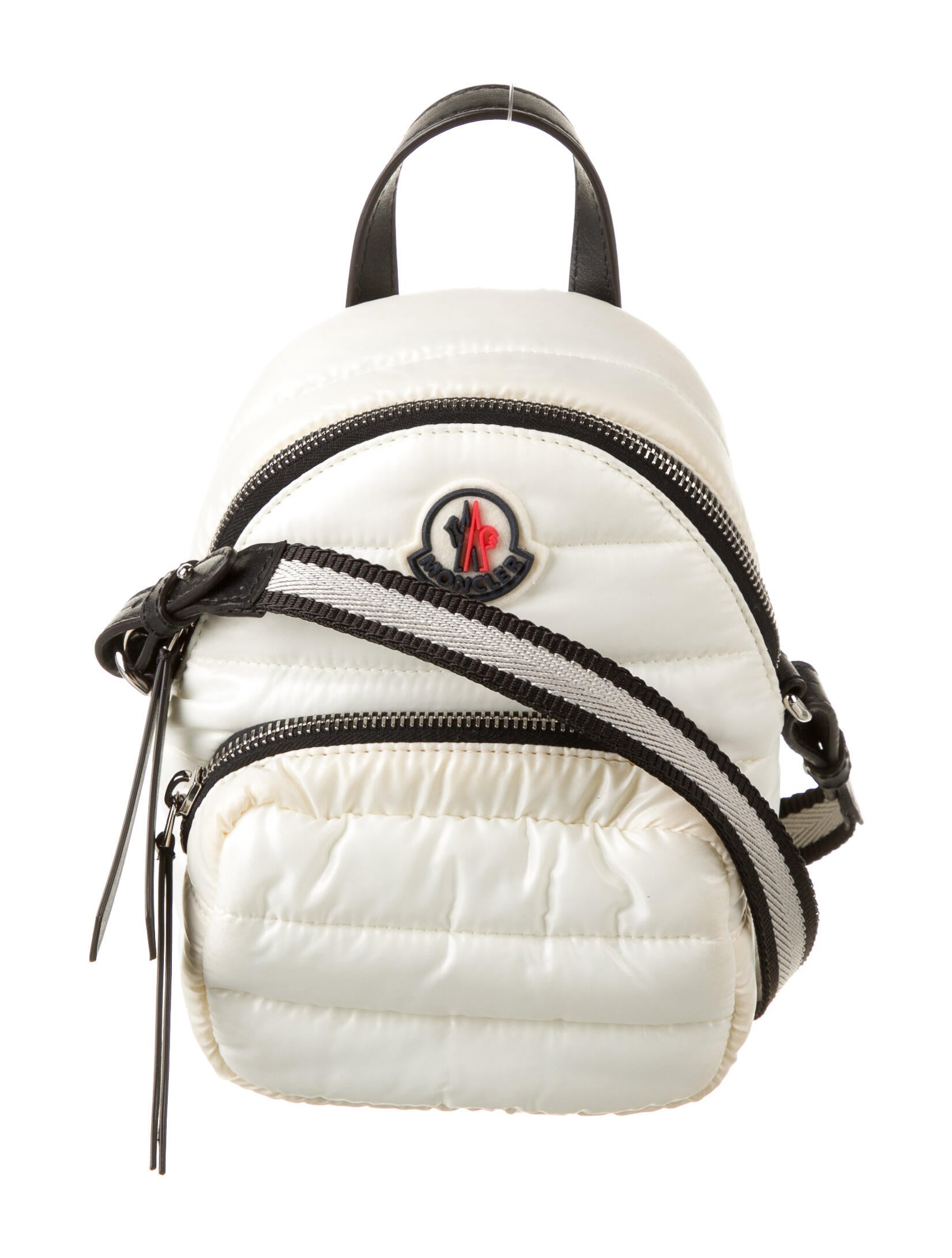 Moncler Nylon Puffer Mini Bag - White Mini Bags, Handbags - MOC108716 ...