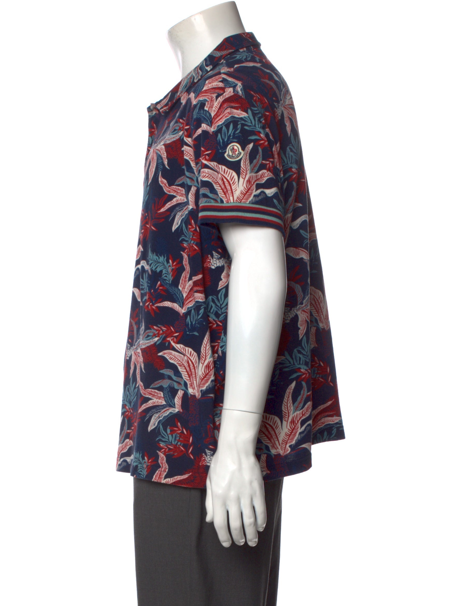 Lanvin Mesh Layered Polo Shirt - Grey Polos, Clothing - LAN61084 | The ...