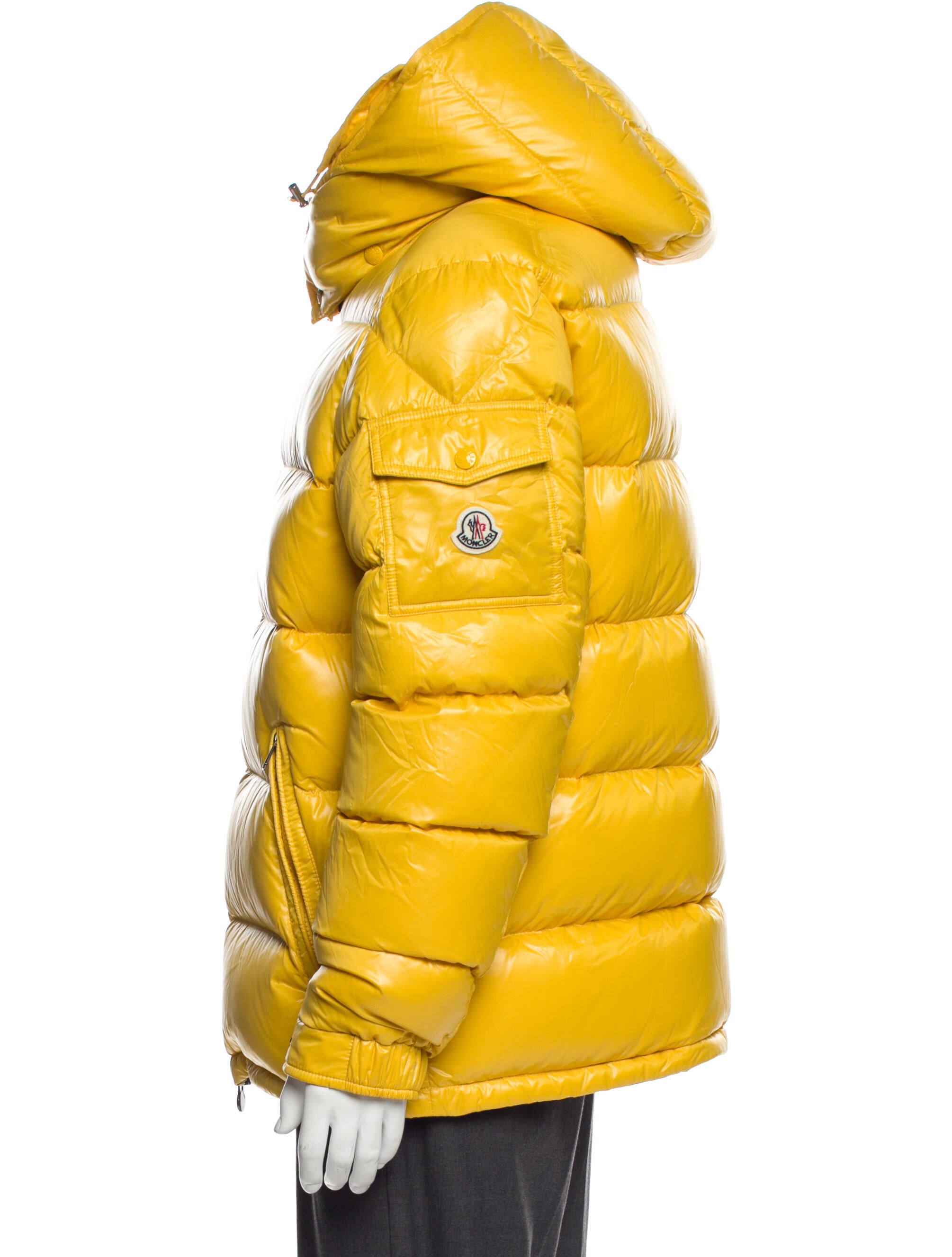 Moncler Puffer Coat w/ Tags - Yellow Outerwear, Clothing - MOC113024 ...