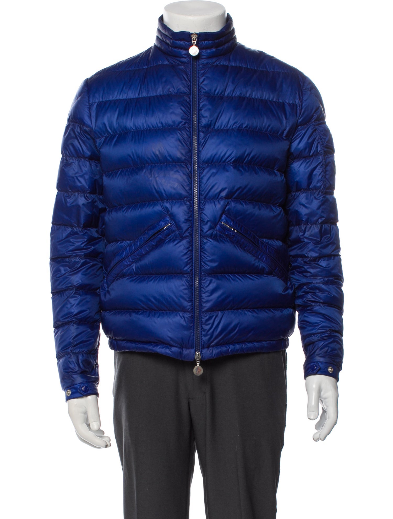 Moncler Puffer Coat - Blue Outerwear, Clothing - MOC116838 | The RealReal