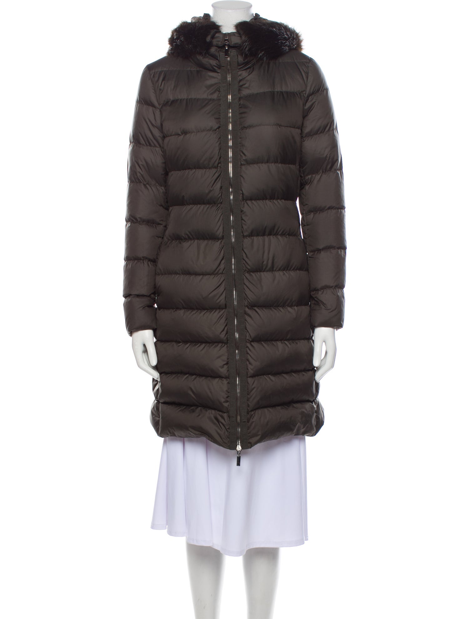 Moncler Parka - Grey Coats, Clothing - MOC117118 | The RealReal