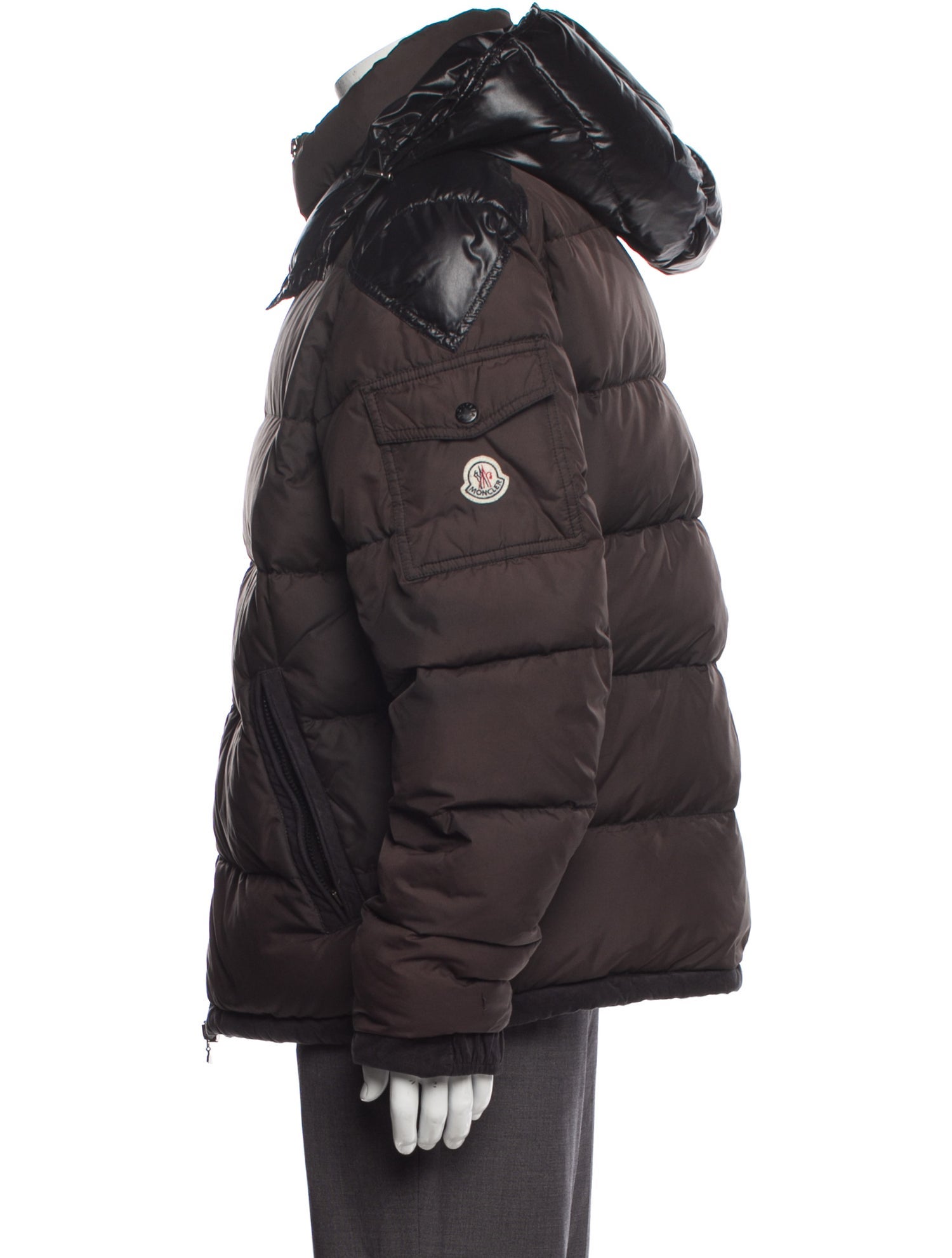 Moncler Puffer Coat w/ Tags - Black Outerwear, Clothing - MOC122317 ...