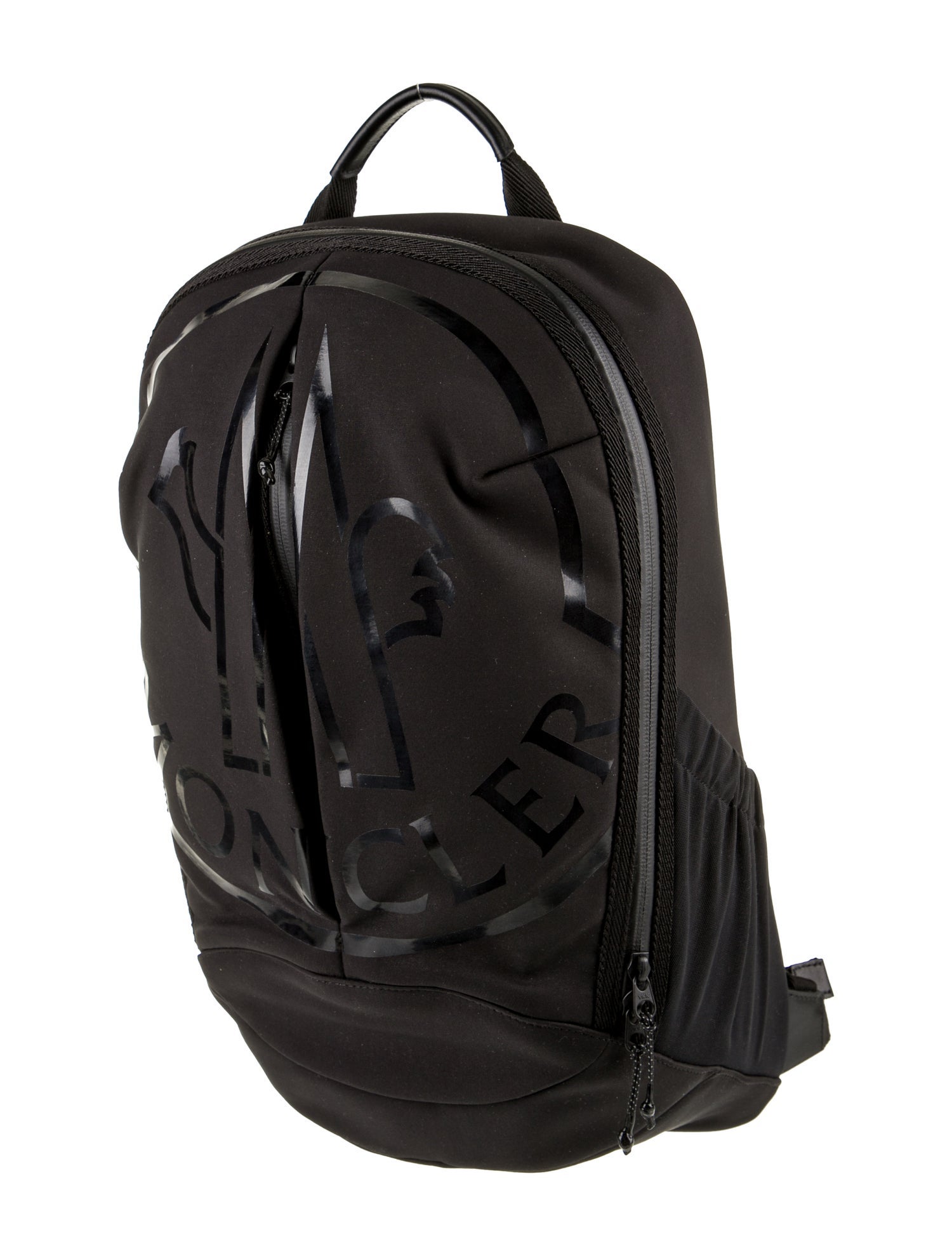 Moncler Logo Cut Backpack - Black Backpacks, Bags - MOC120239 | The ...