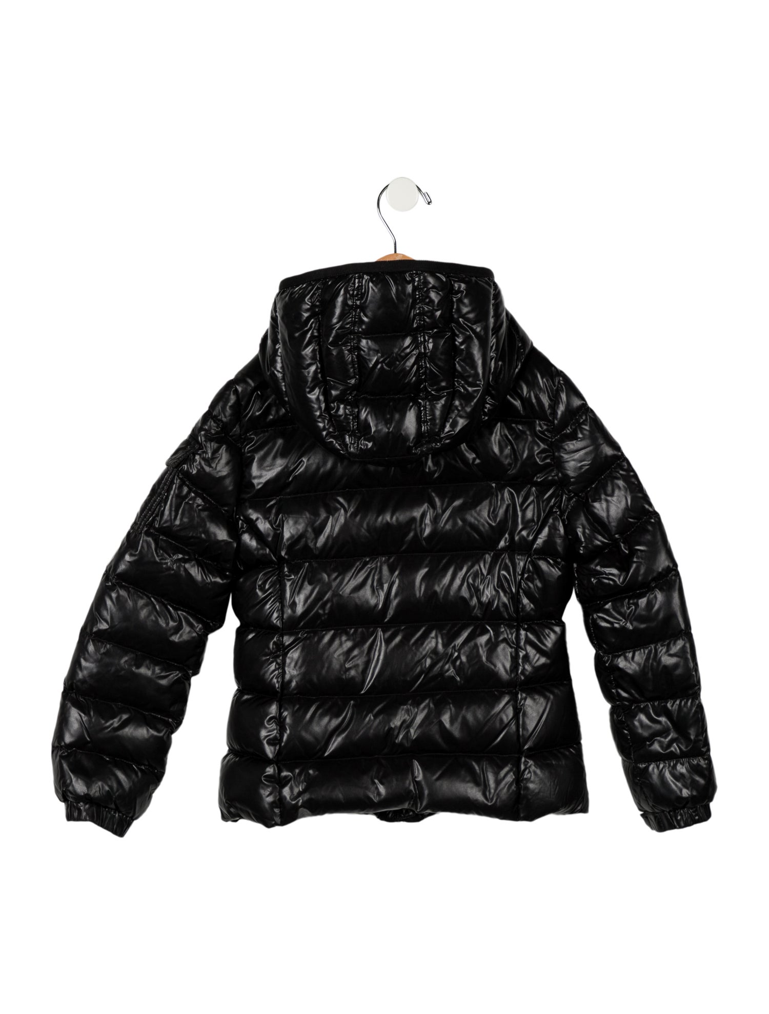 Moncler Girls' Solid Puffer Jacket - Black Sizes 7-16, Girls - MOC119103 | The RealReal