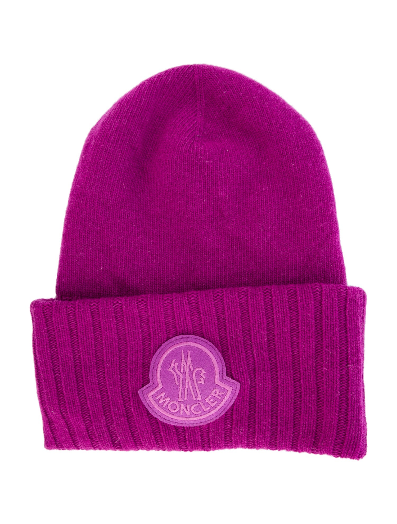 Moncler Knitted Hat - Purple Hats, Accessories - MOC121749 | The RealReal