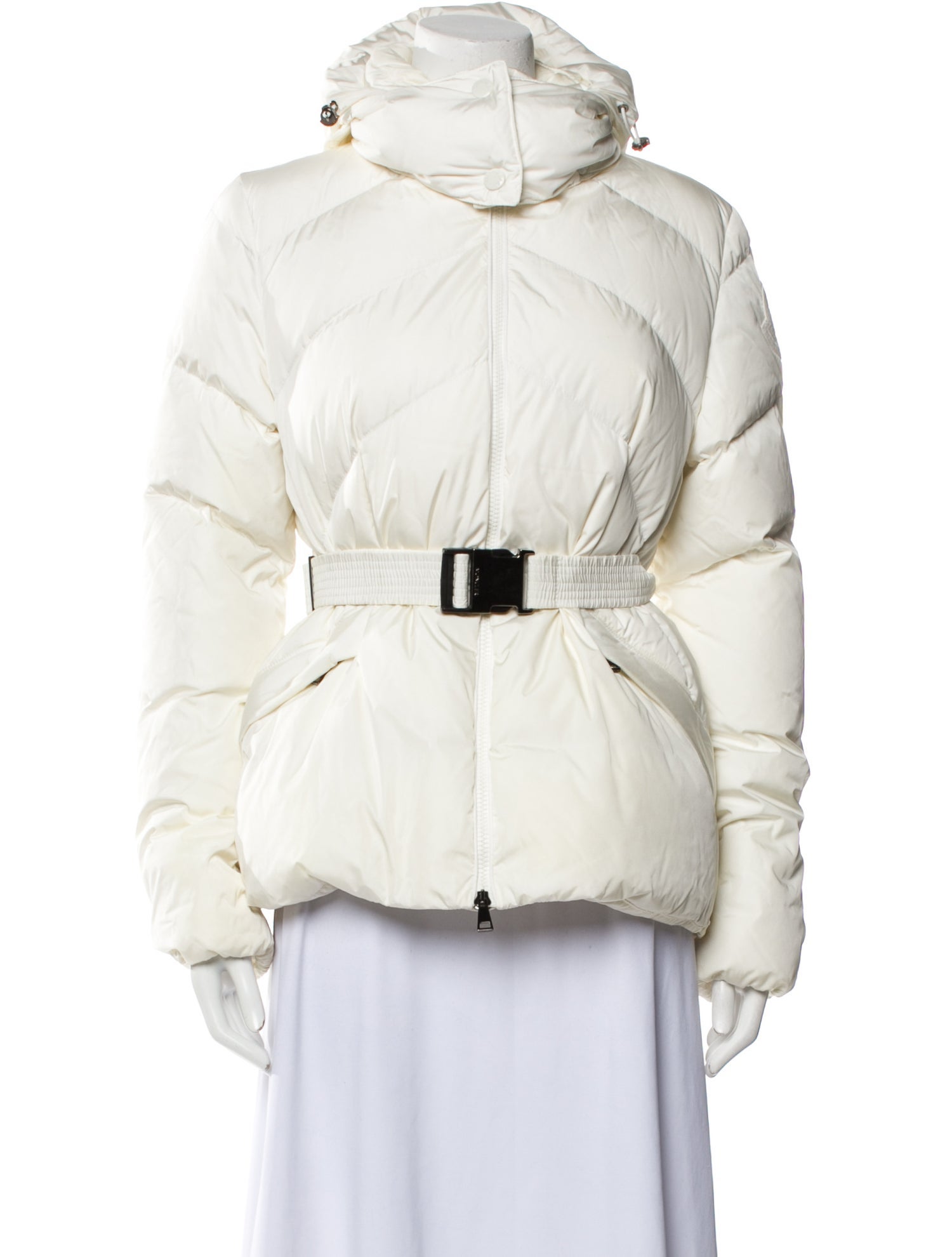 Moncler Down Jacket - White Jackets, Clothing - MOC122199 | The RealReal